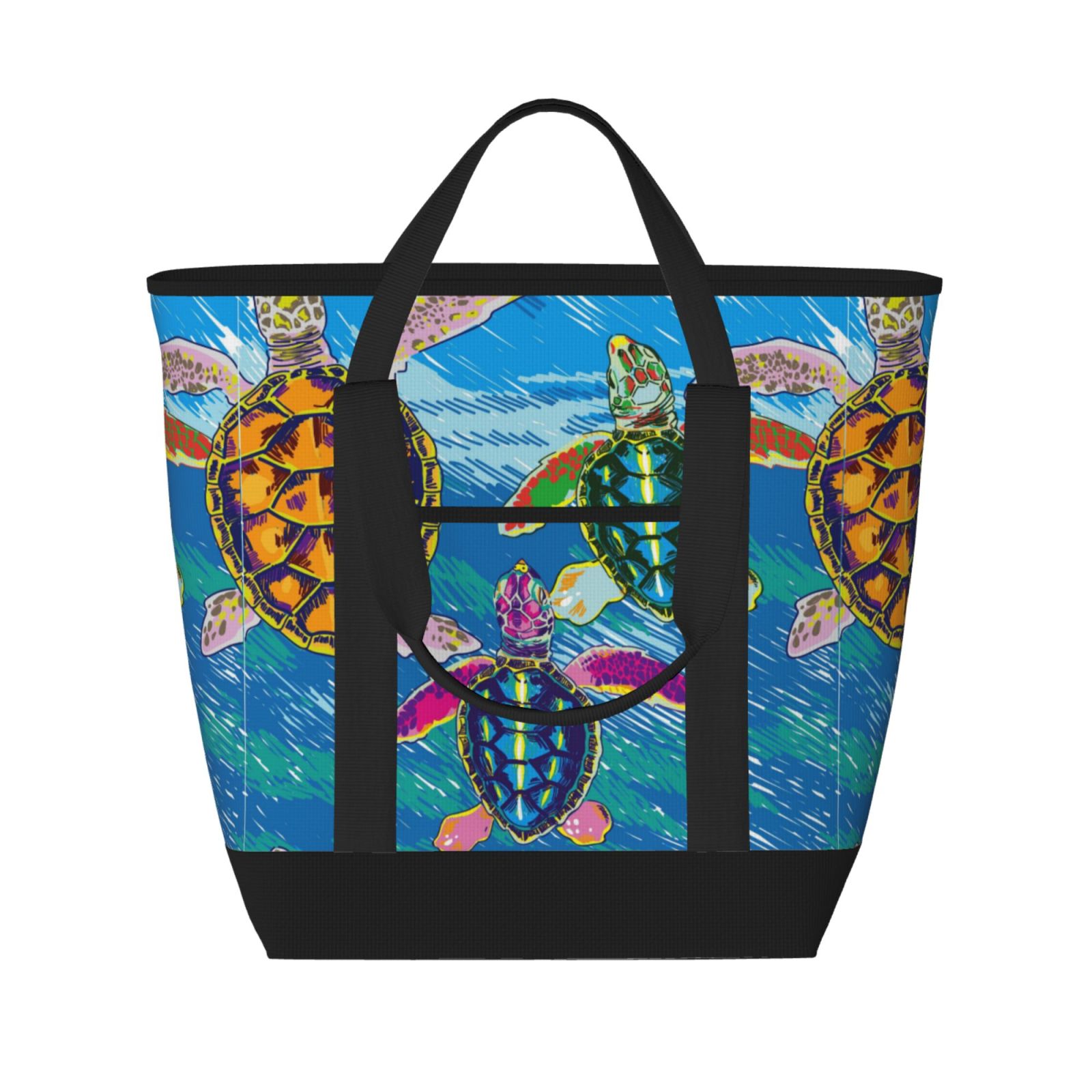 Insulated Cooler Bag Little Sea Turtles Large Cooler Tote Bags ...