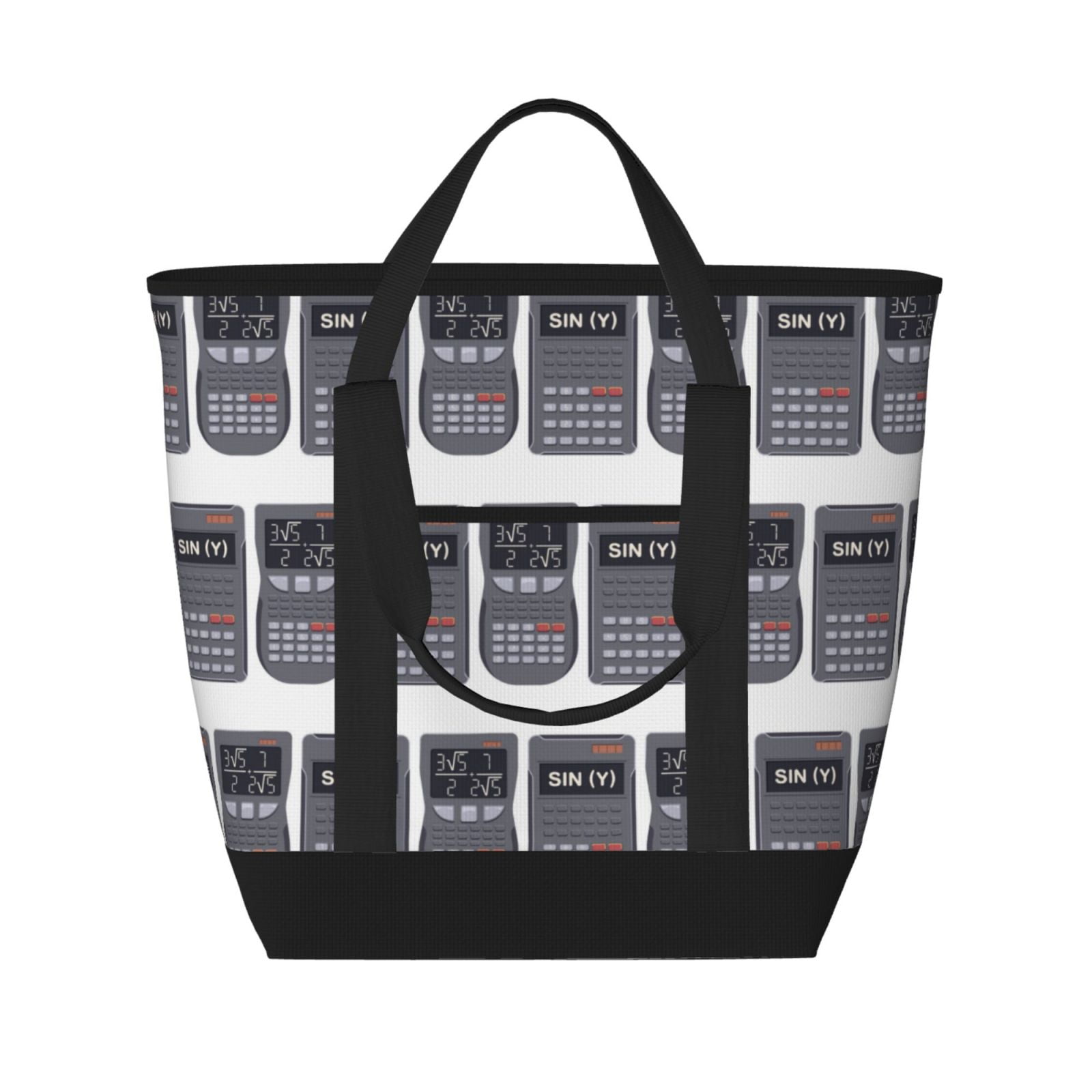 Insulated Cooler Bag Math calculator equation Prin Large Cooler Tote ...