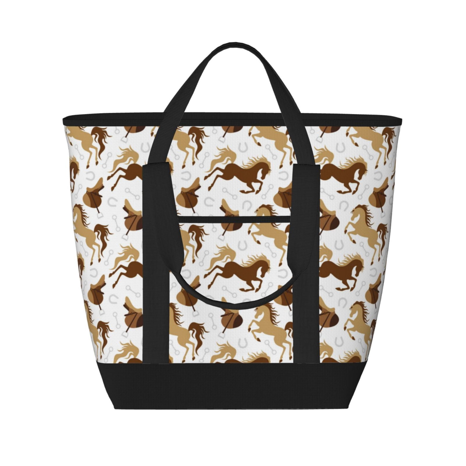 Insulated Cooler Bag - Minimalist Cool Horse Saddle Large Freezer ...