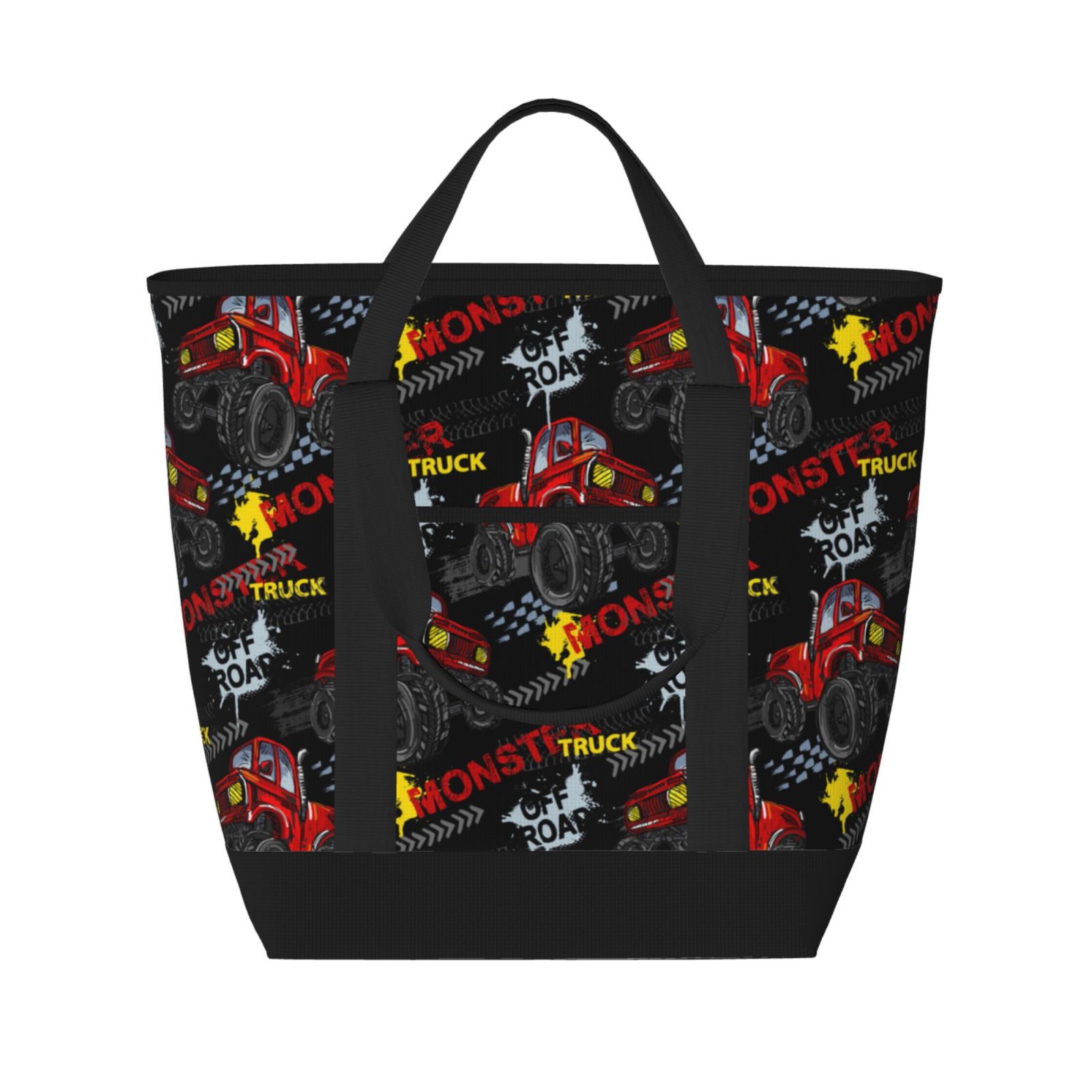Insulated Cooler Bag, Monster Truck Large Freezer Cooler Tote Bags ...