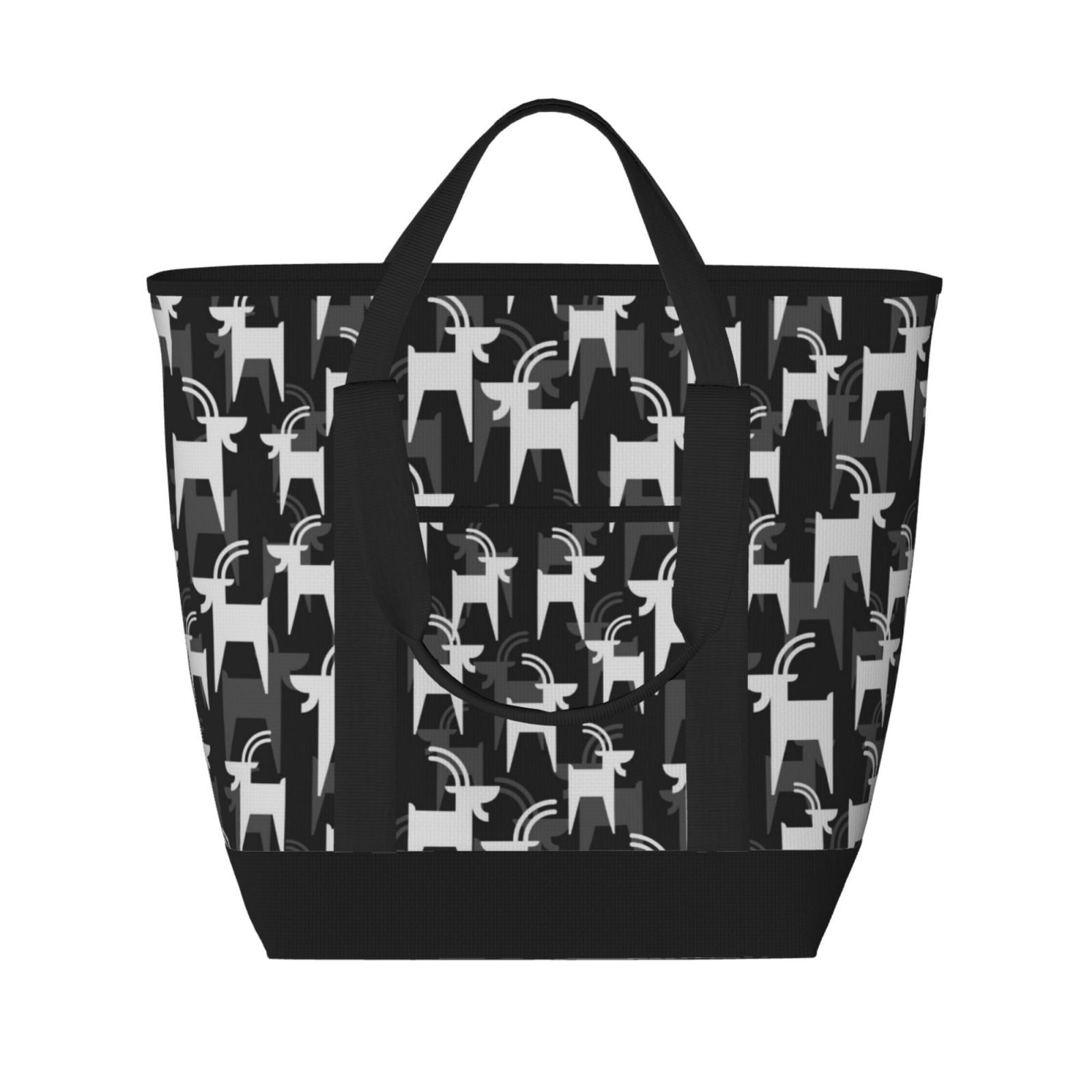 Insulated Cooler Bag - Mountain goat cool black Large Freezer Cooler ...