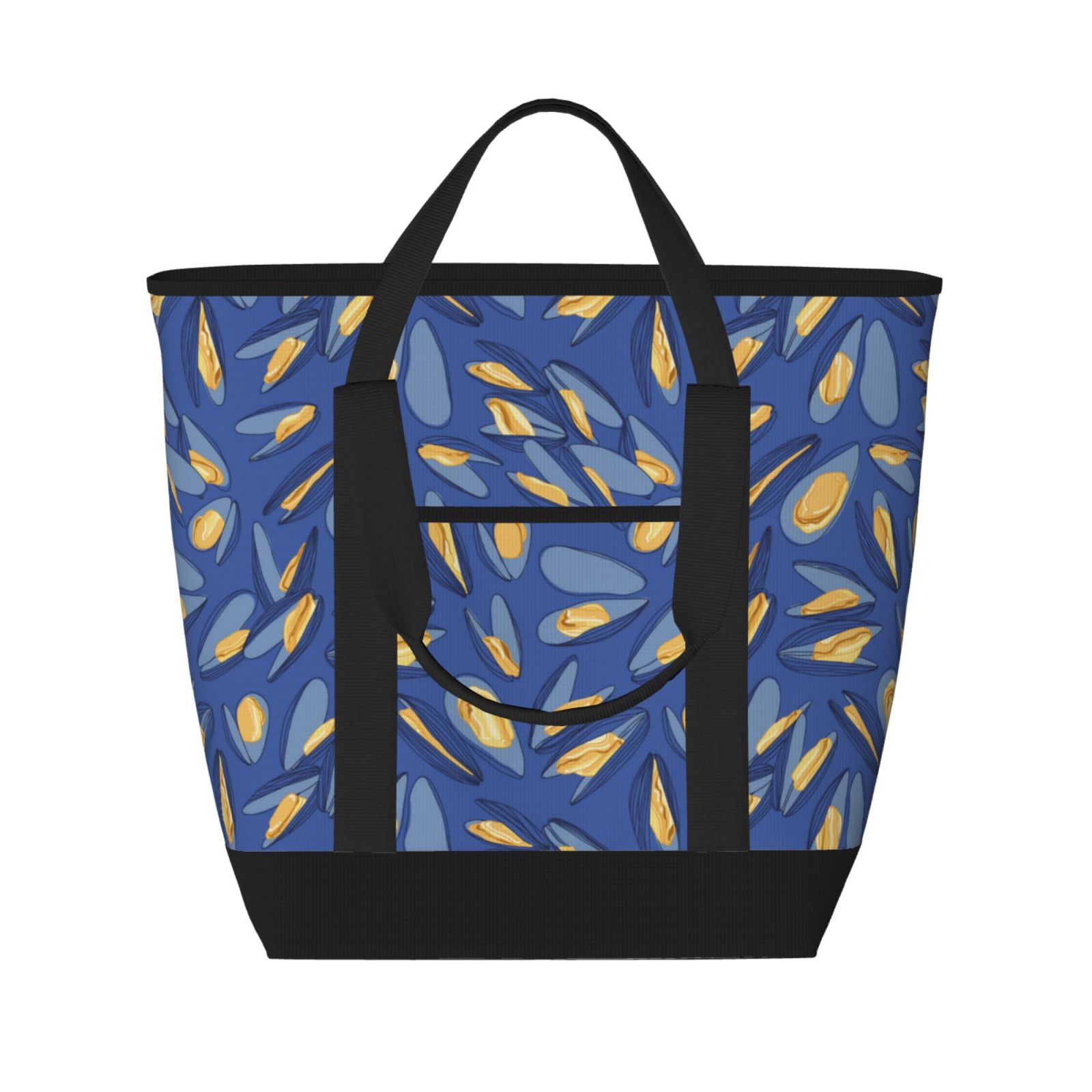 Insulated Cooler Bag, Orange Shells Large Freezer Cooler Tote Bags ...