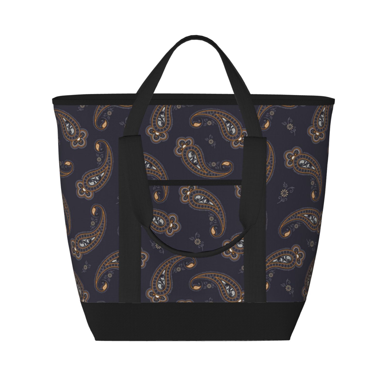 Insulated Cooler Bag, Paisley Pattern No.90126 Large Freezer Cooler ...