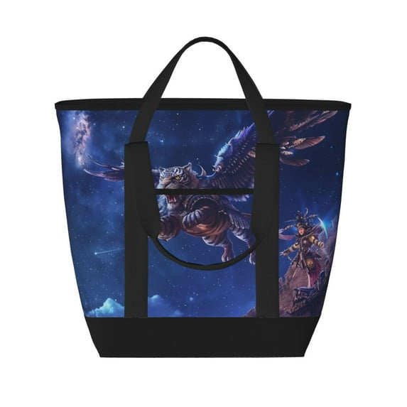 Insulated Cooler Bag - Starry Sky Wall Flying Tiger Large Freezer ...