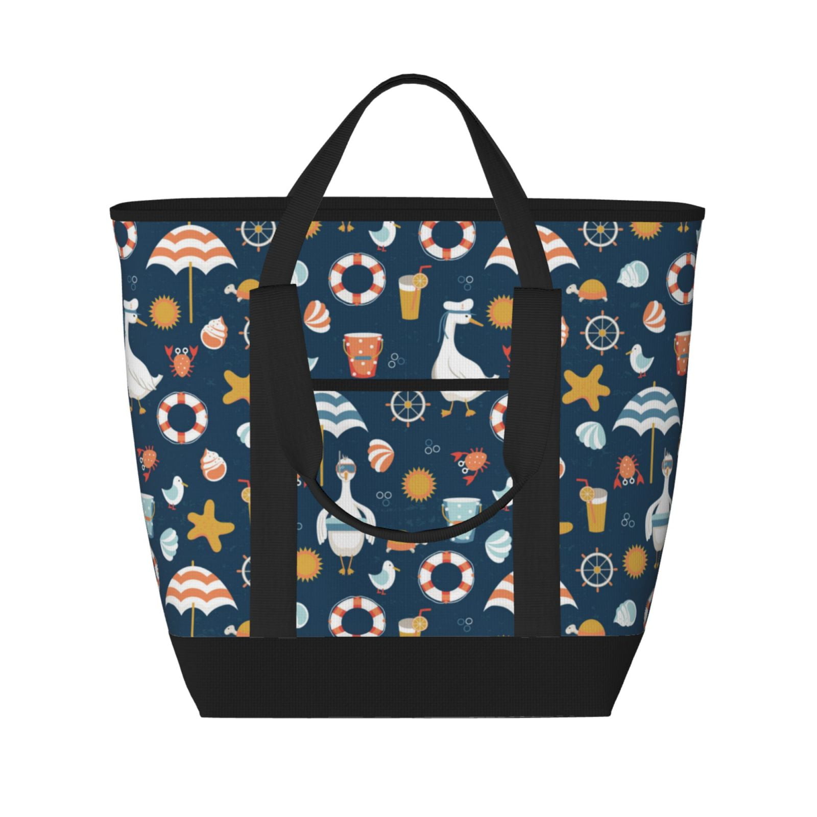 Insulated Cooler Bag Summer Duck Large Cooler Tote Bags, Insulated ...