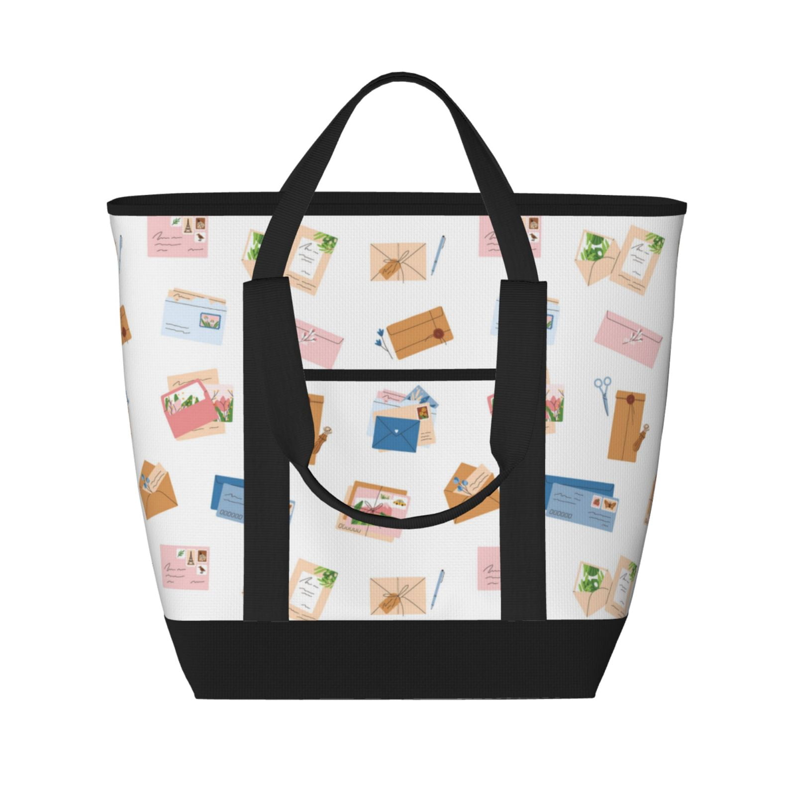 Insulated Cooler Bag colors envelope Pattern Large Cooler Tote Bags ...