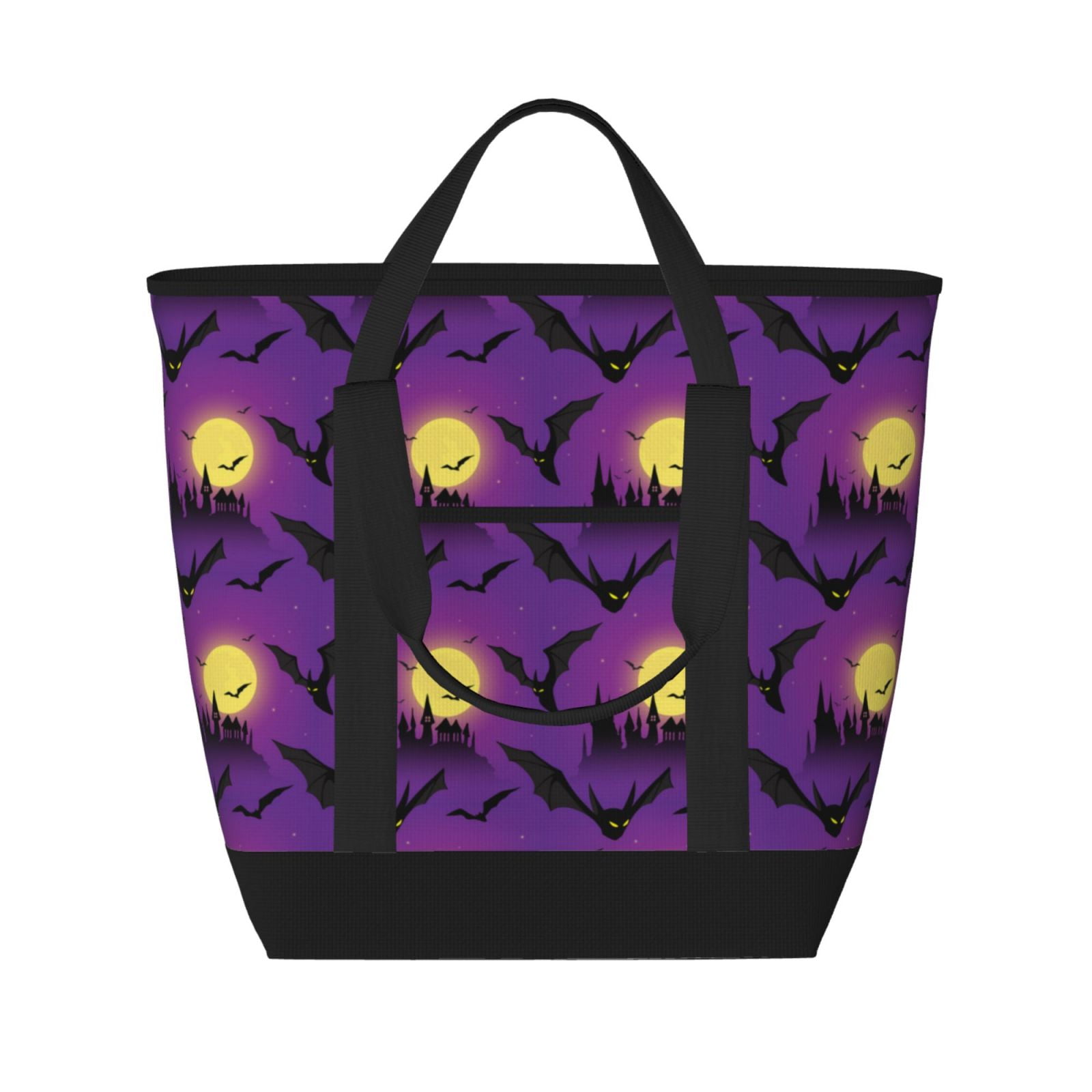 Insulated Cooler Bag - cool bats castle purple starry sky Large Freezer ...