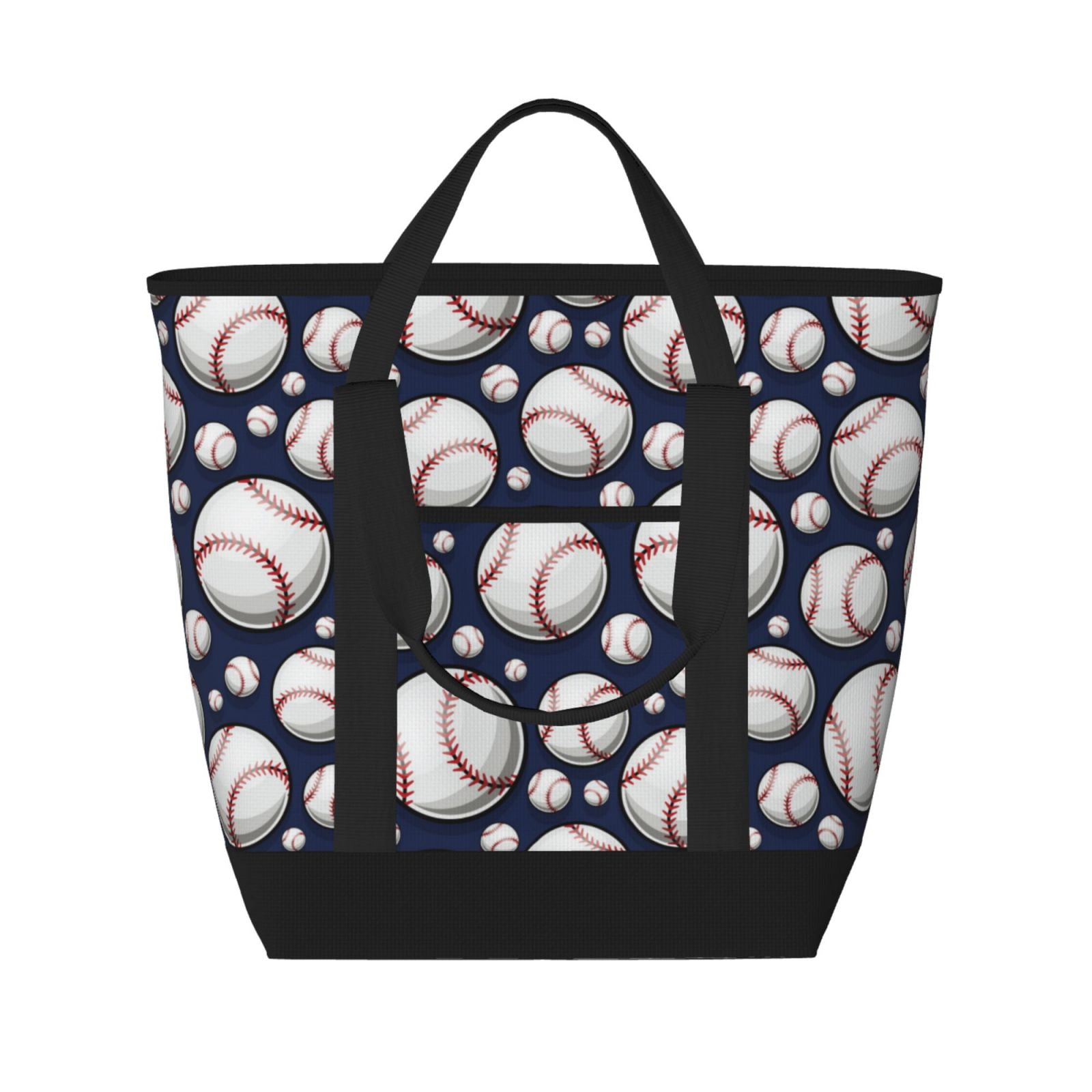 Insulated Cooler Bag - cute baseball D Large Freezer Cooler Tote Bags ...