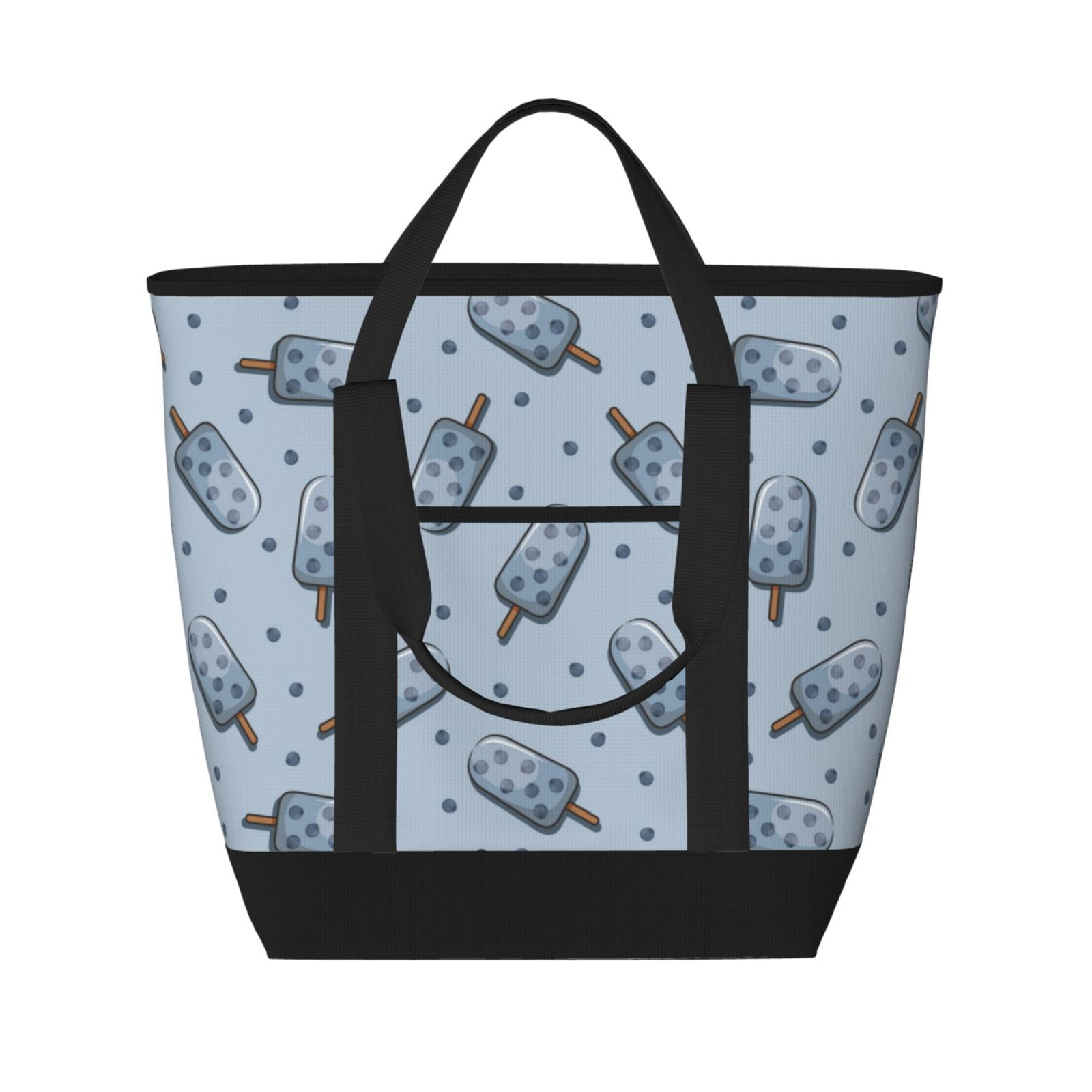 Insulated Cooler Bag - cute ice cream_A Large Freezer Cooler Tote Bags ...
