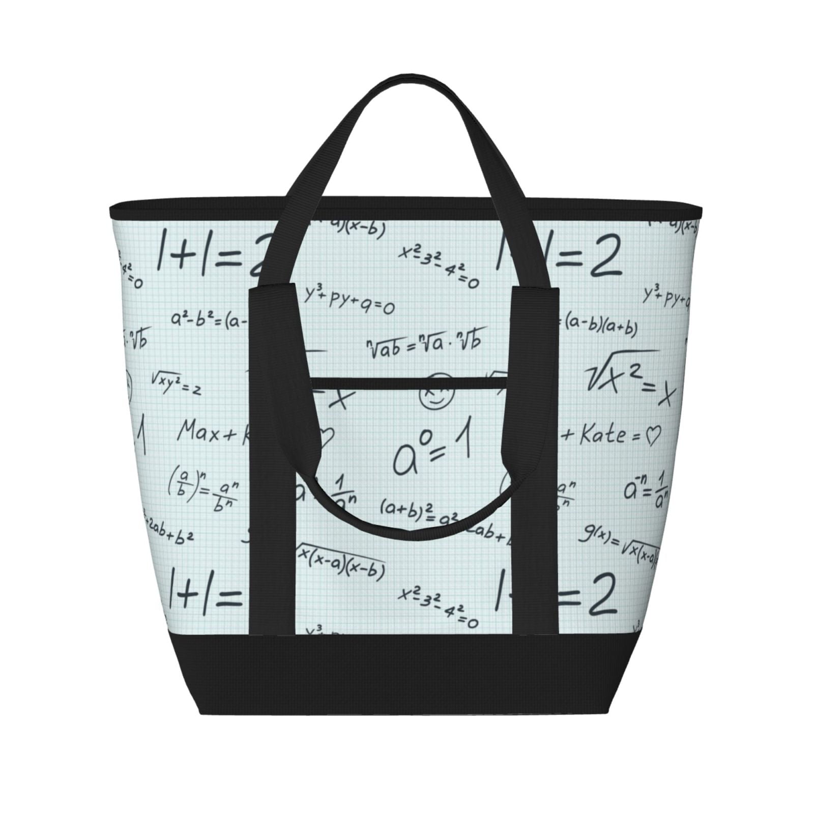Insulated Cooler Bag - equation formula math Print Large Freezer Cooler ...