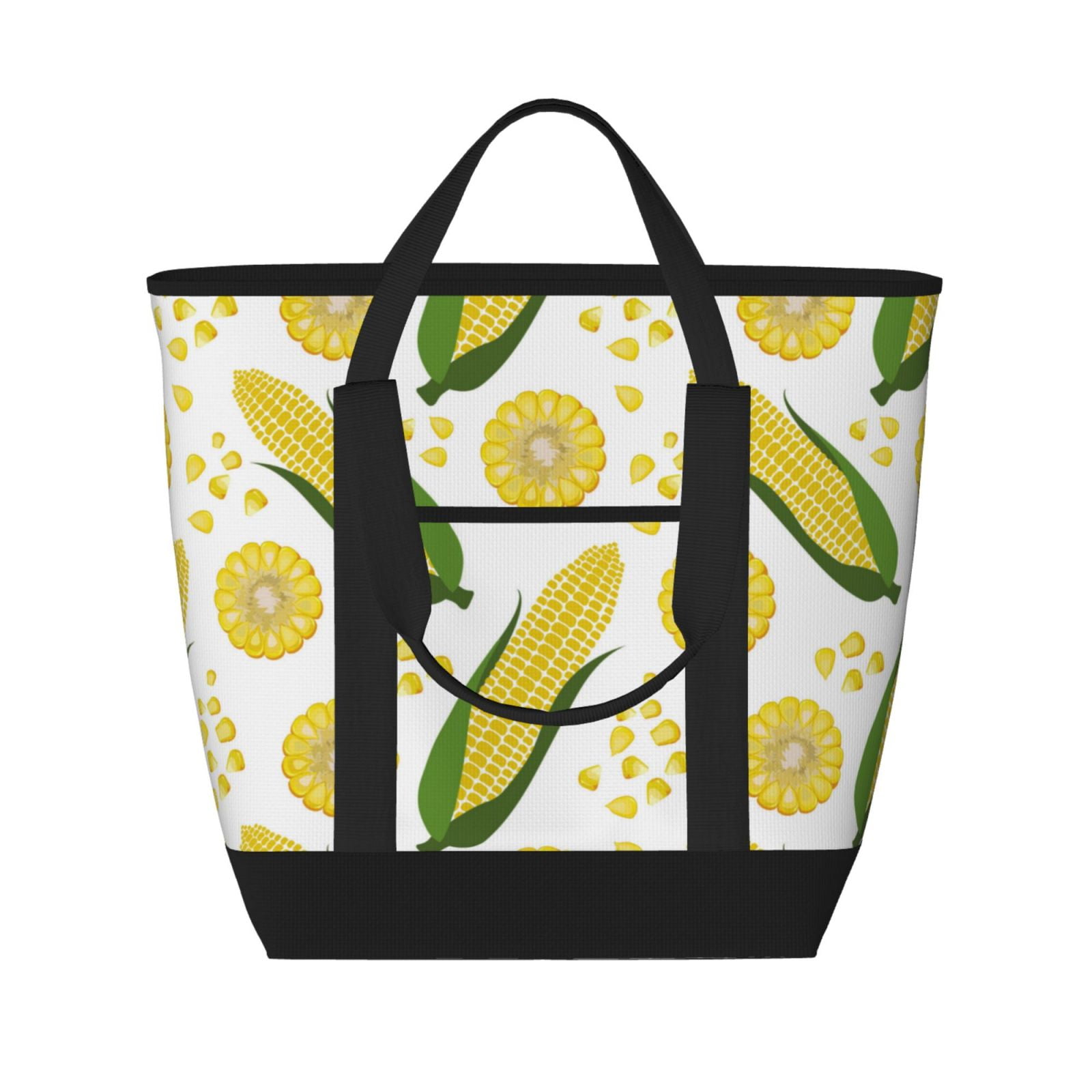 Insulated Cooler Bag - exotic cute corn cobs funny Large Freezer Cooler ...