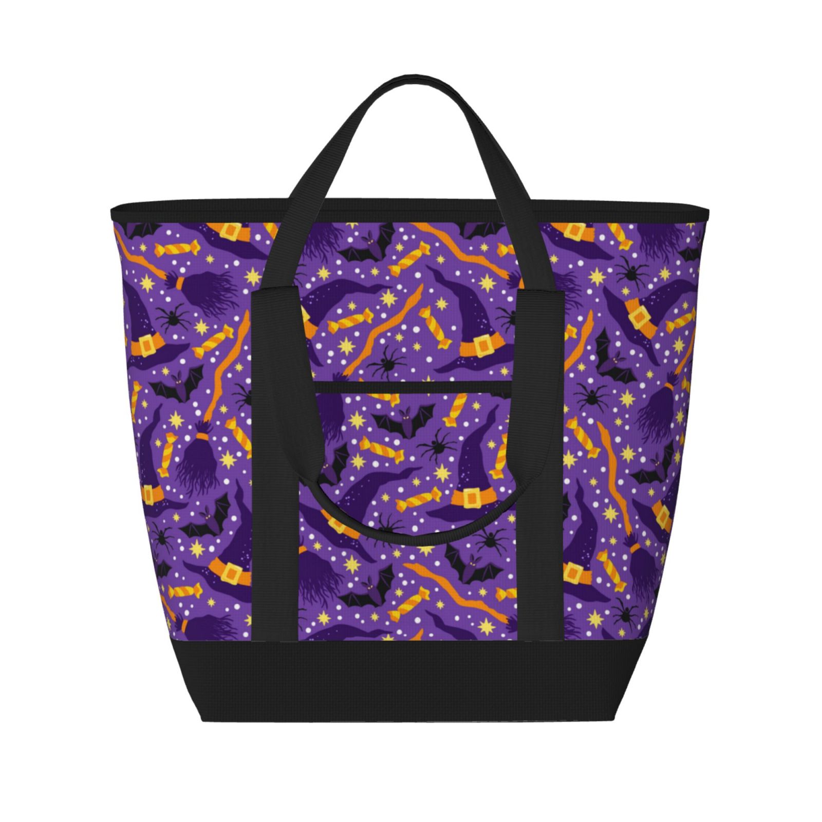 Insulated Cooler Bag - halloween hat design Large Freezer Cooler Tote ...
