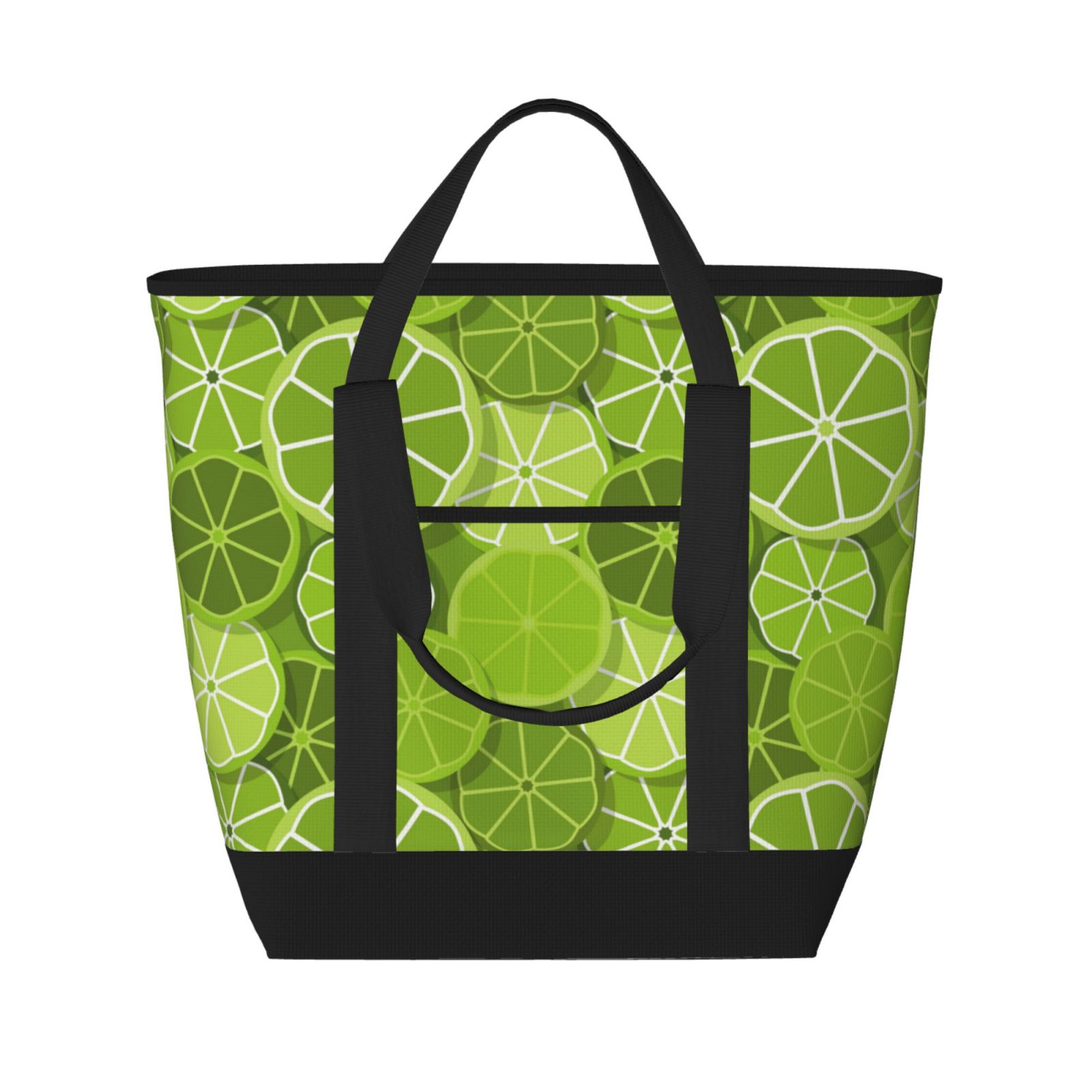 Insulated Cooler Bag - lightgreen Lemon Large Freezer Cooler Tote Bags ...
