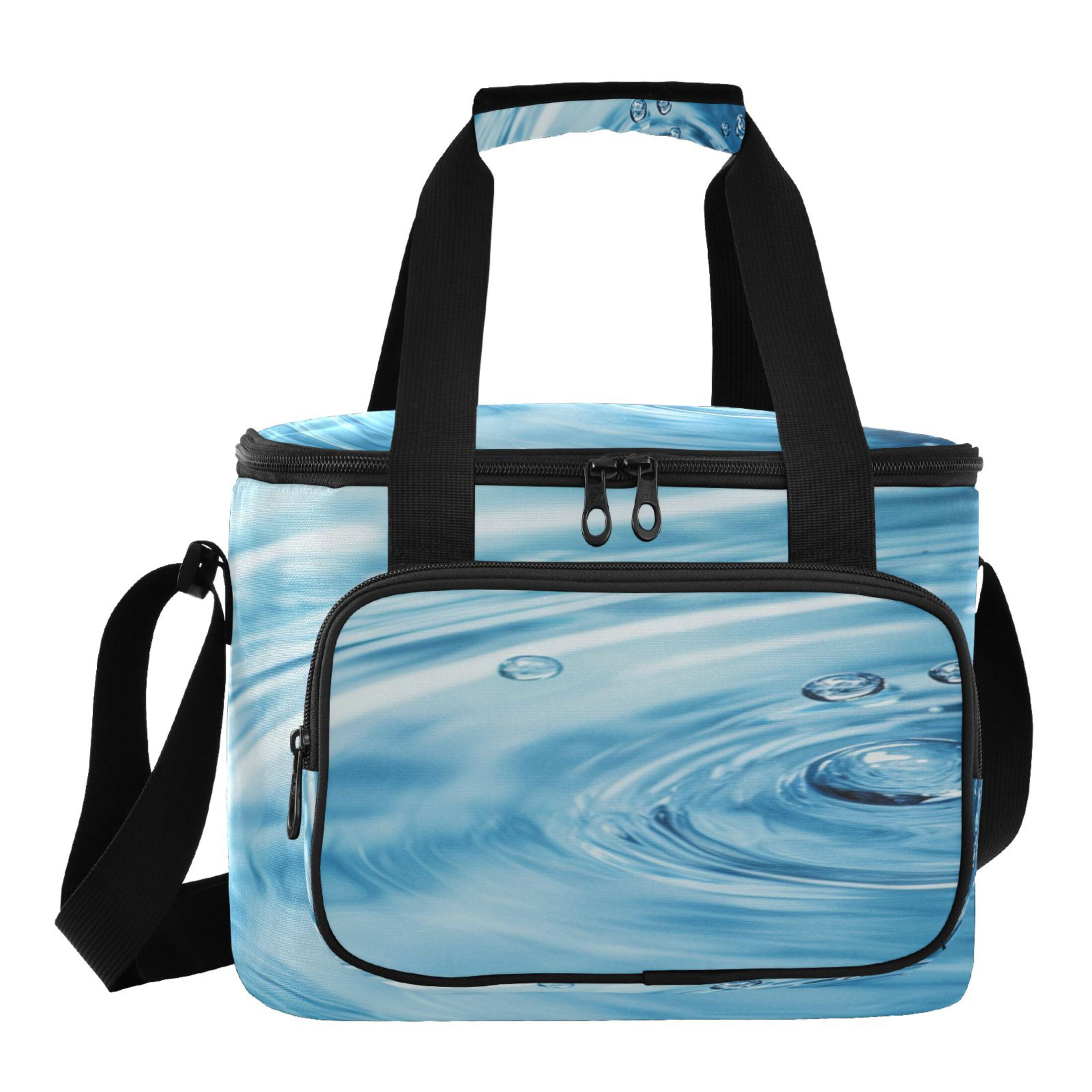 Insulated Cooler Bag with Multiple Pockets Lightweight Lunch Box Tote ...