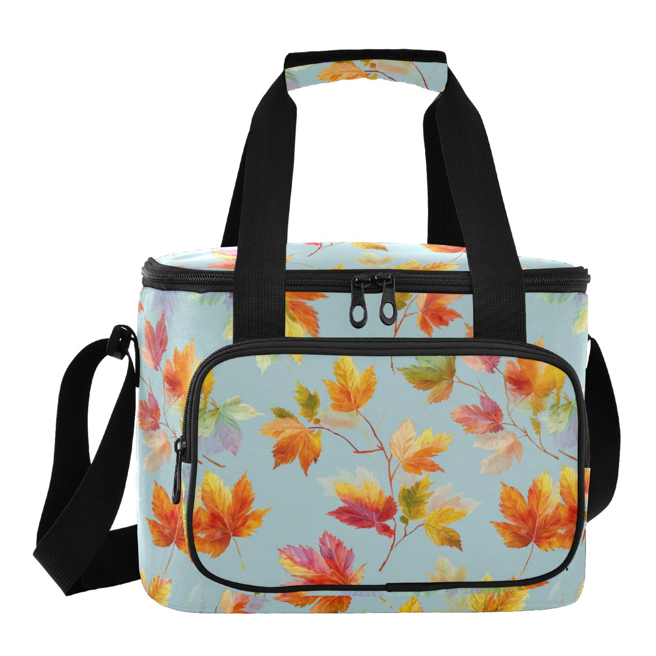 Insulated Cooler Bag with Multiple Pockets Lightweight Lunch Box Tote ...