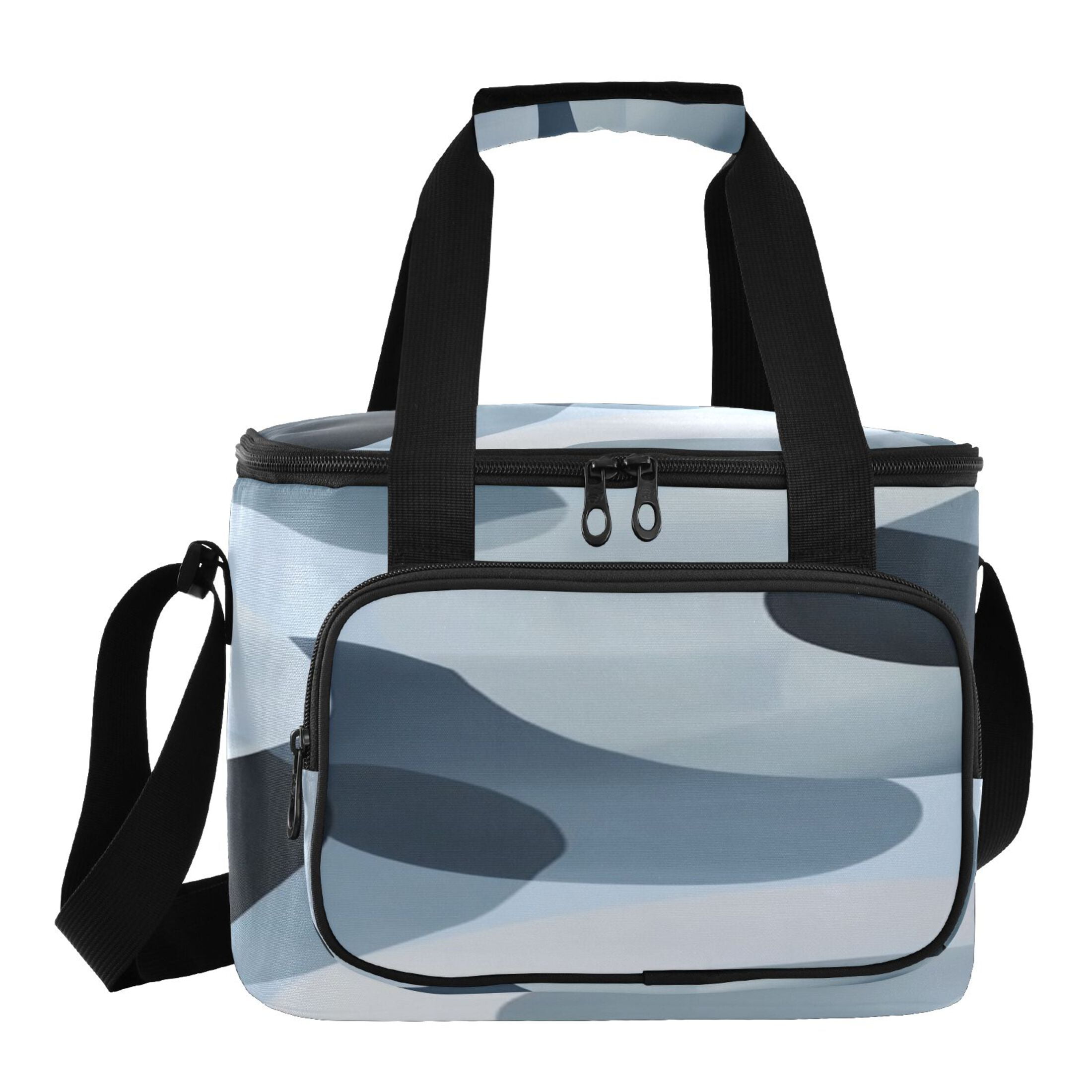 Insulated Cooler Bag with Multiple Pockets Lightweight Lunch Box Tote ...
