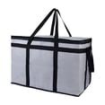 Insulated Delivery Bag, 20x20x6 In Thermal Food Tote, Aluminum Foil ...