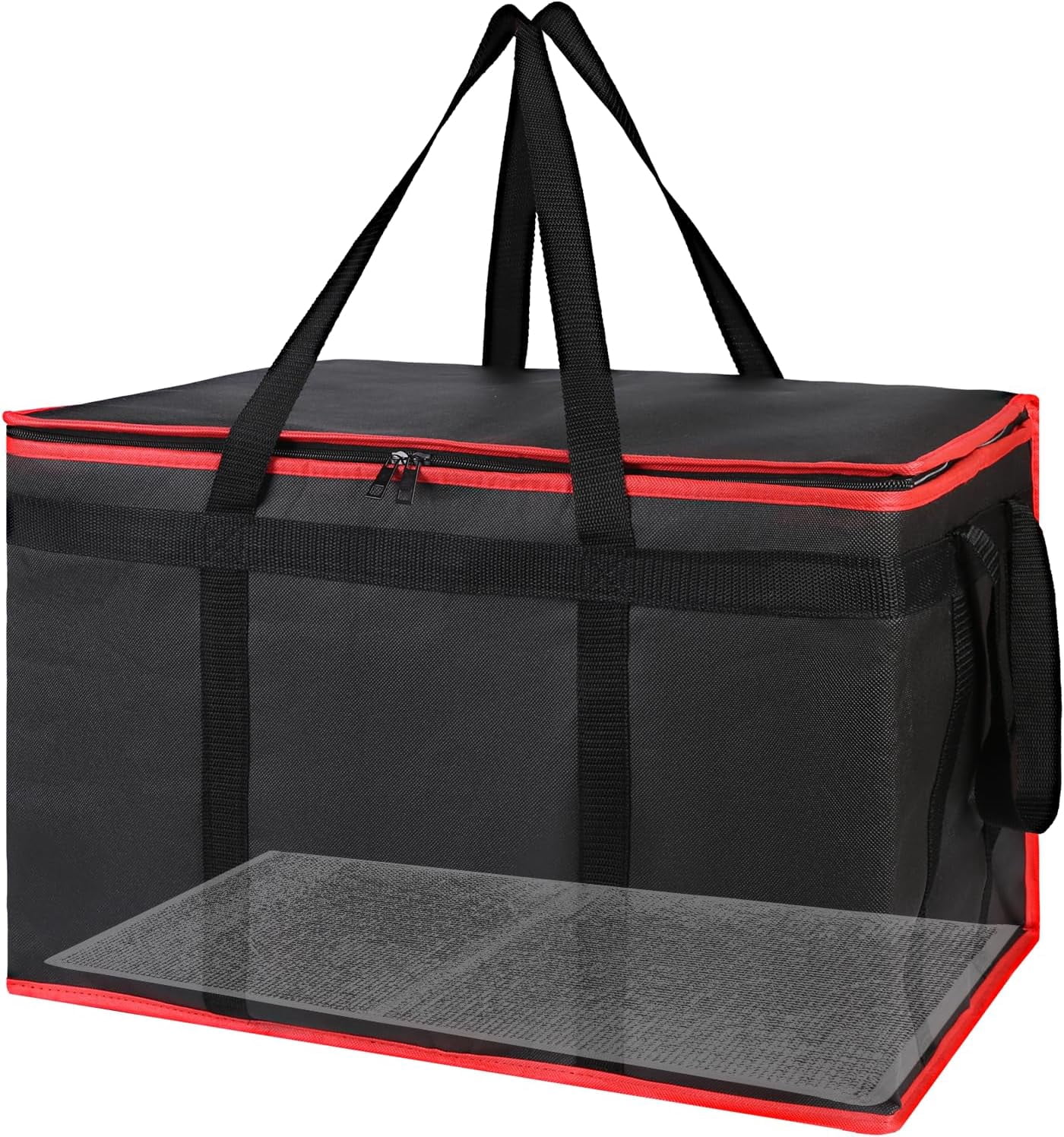 Insulated Delivery Bag With Hard Bottom, XXXL Pizza Cooler Bags ...