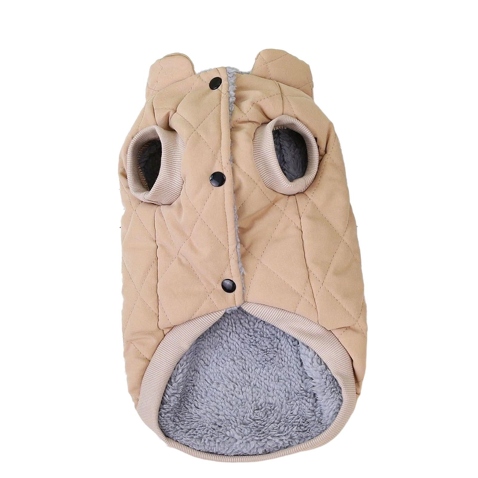 Insulated Dog Winter Jacket Raincoat For Small And Medium Breed With ...