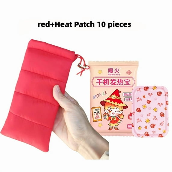 Insulated Drawstring Phone Pouch for IPhone 16 Pro Max, Quilted Cold ...