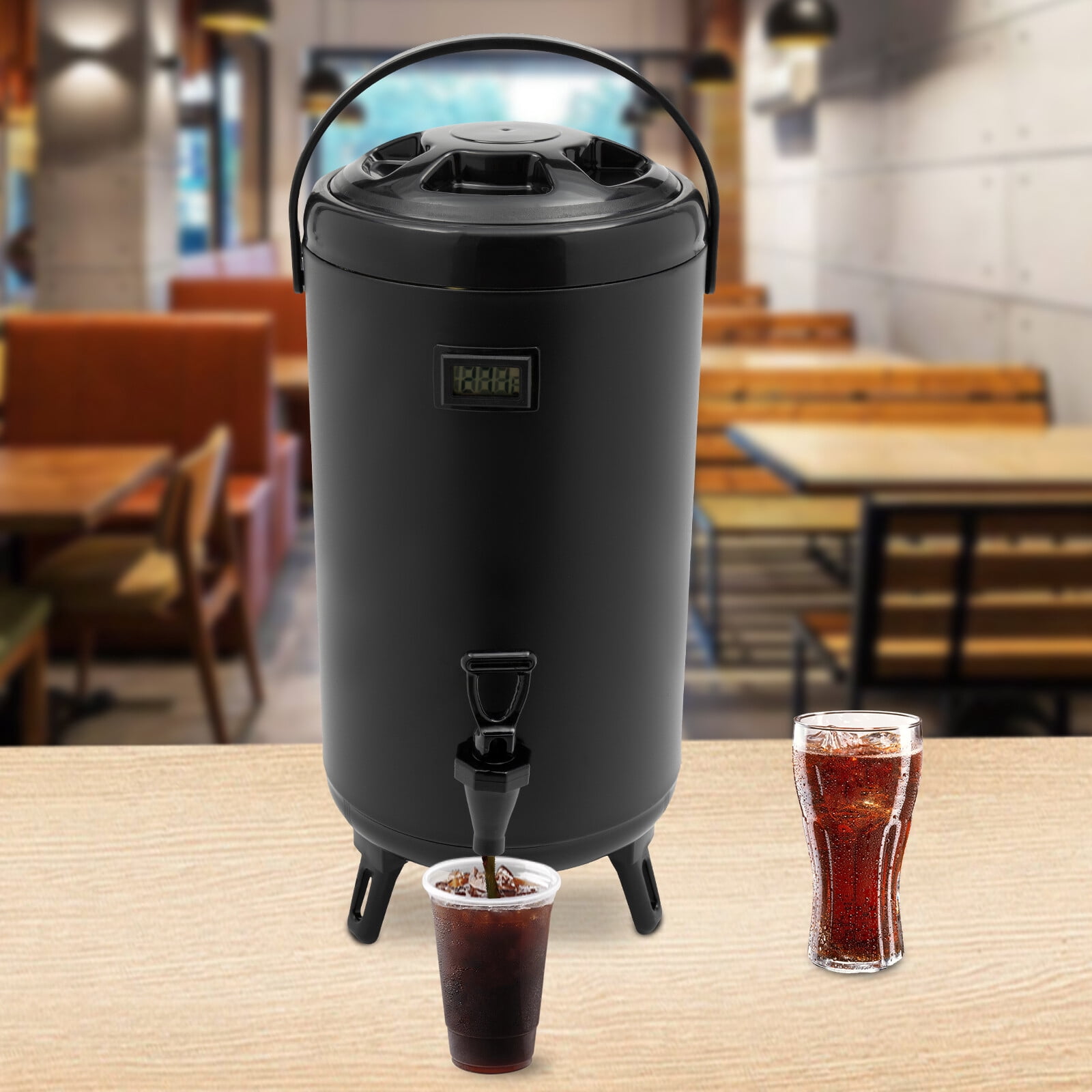 Insulated Drink Dispenser,Stainless Steel Hot Beverage Dispenser with ...