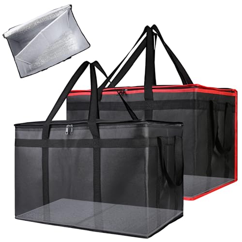 Insulated Food Delivery Bag with Removable Hard Bottom, XXX-Large ...