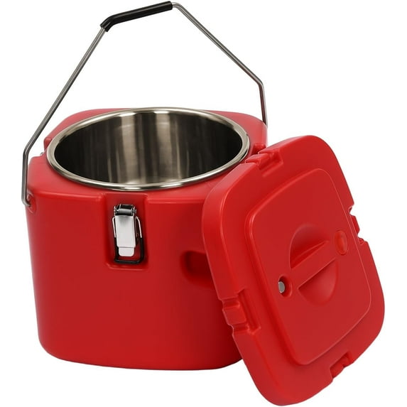 Insulated Food Pan Carrier 2.5 Gallon, Stackable Catering Box w ...