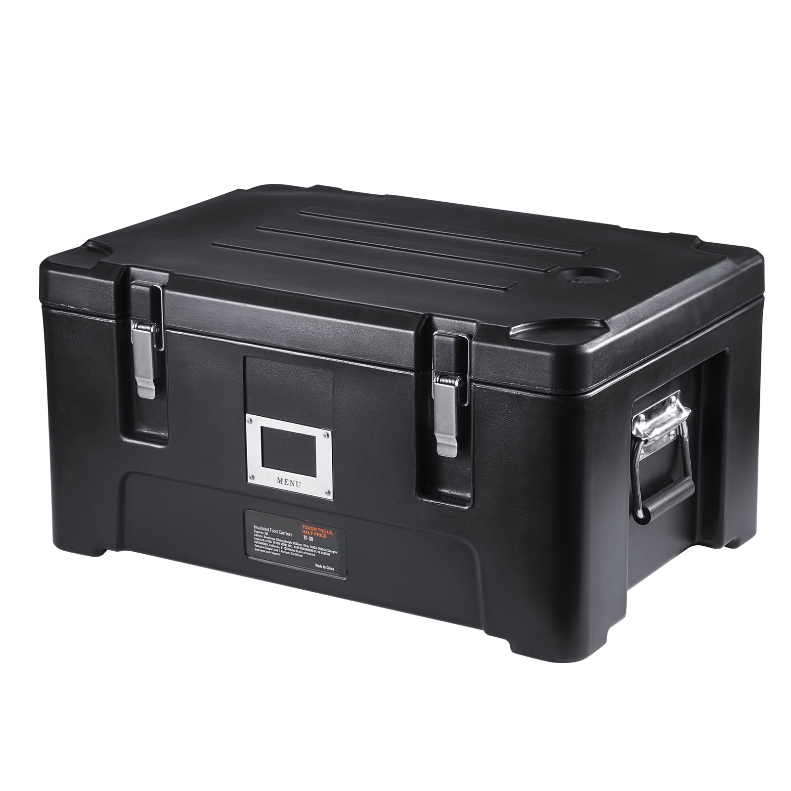 KFFKFF Insulated Food Pan Carrier, 36Qt Capacity, Stackable Catering ...