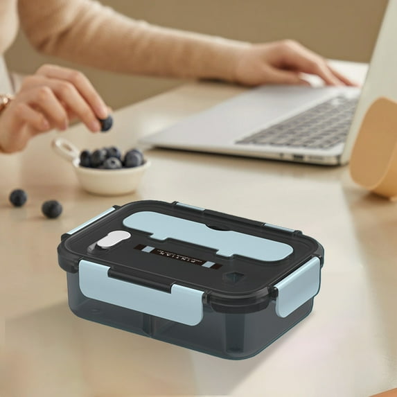 Insulated Food Storage Container with Multiple Compartments, Leakproof ...