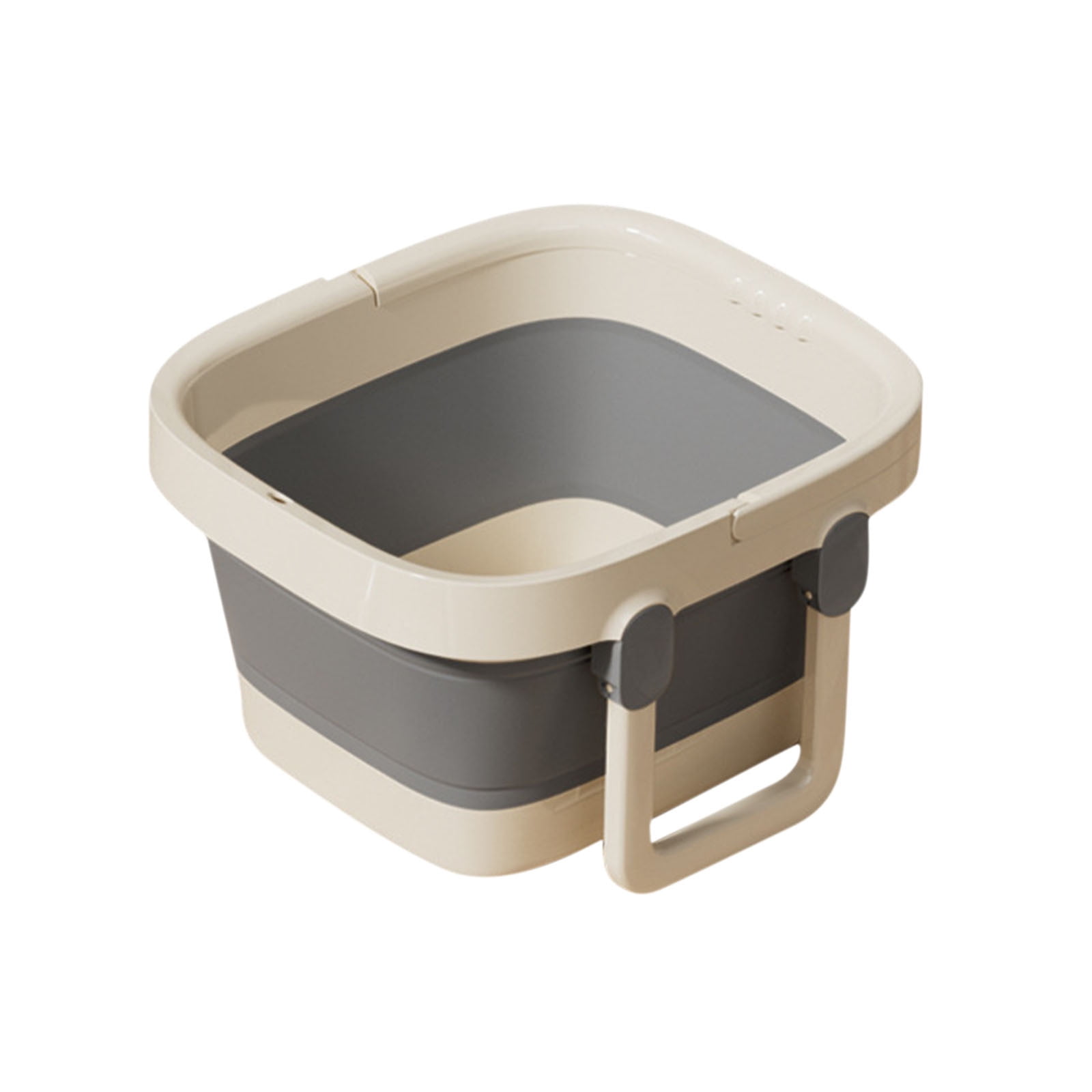 Insulated Foot Spa Tub - Foldable Massage Basin with Non-Slip Base for ...