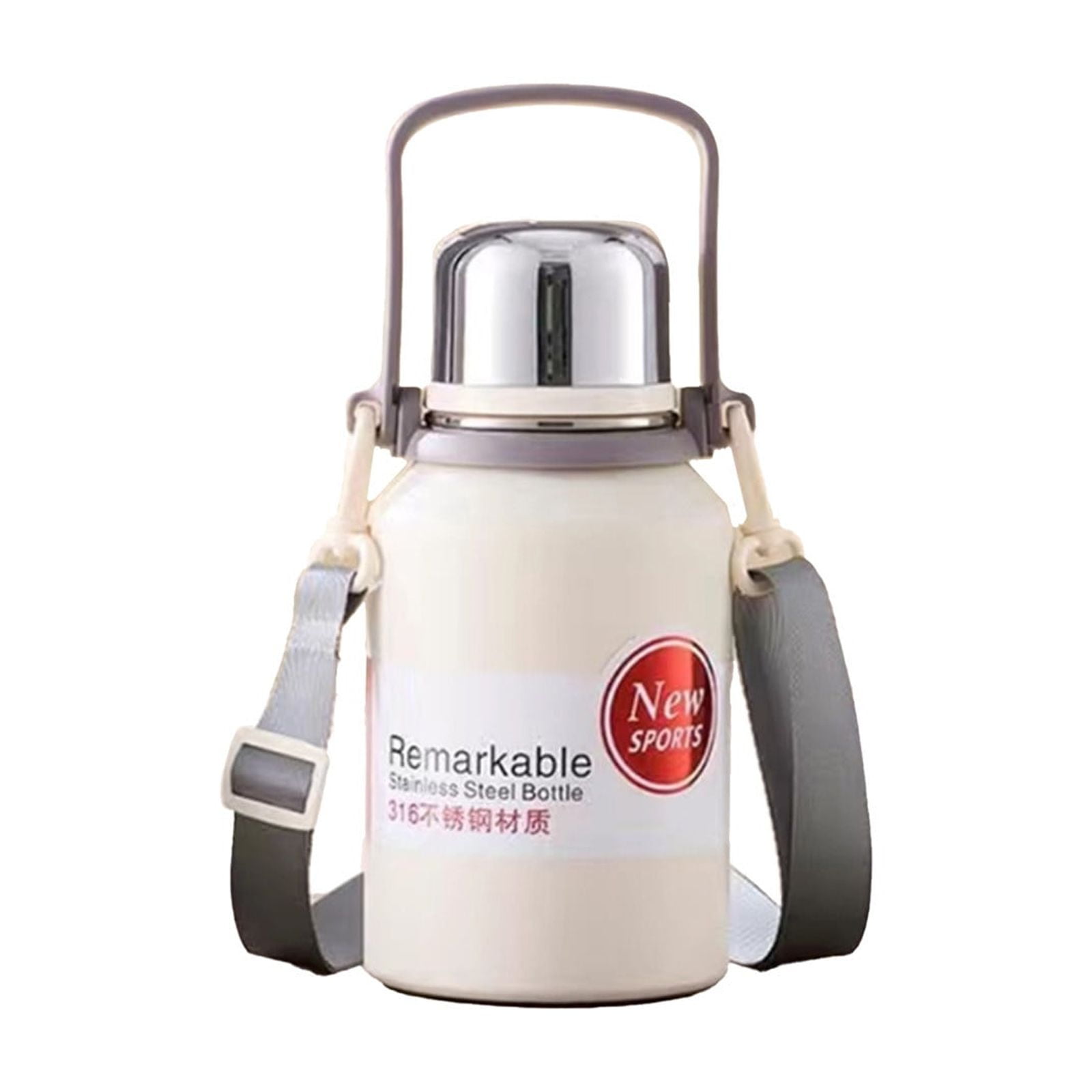 Insulated Gallon Jug with Handle Camping Water Jug, 316 Stainless Steel ...