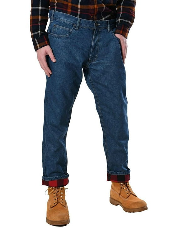 Men S Flannel Lined Jeans