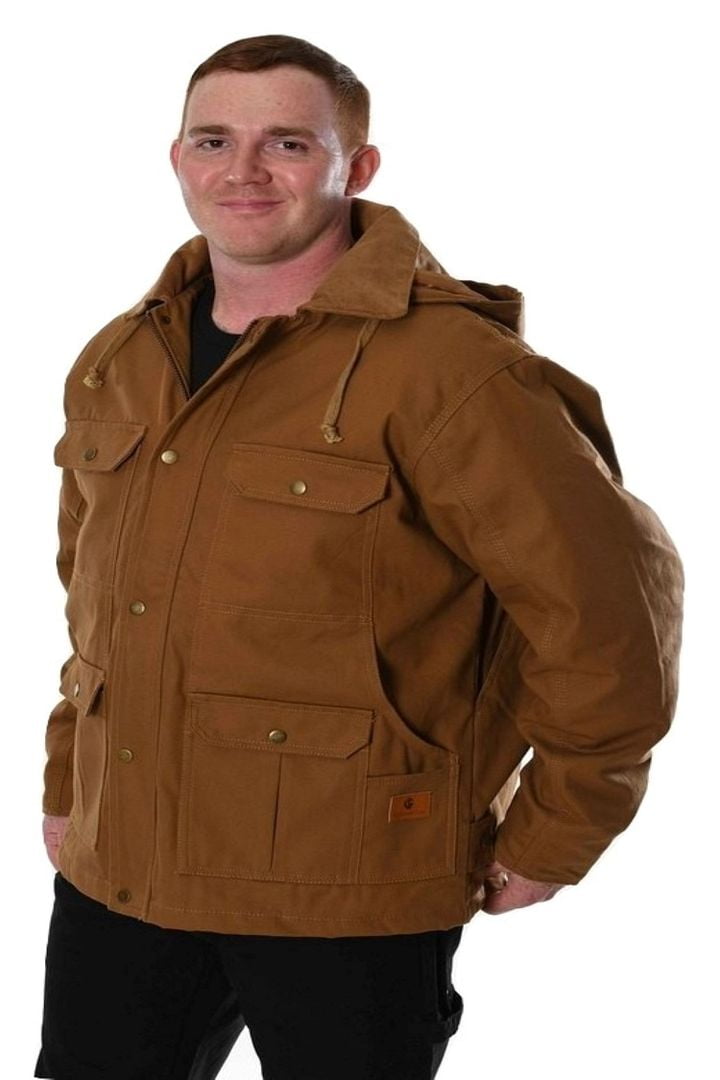 Insulated Gear Men's Quilted Lined Winter Work Jacket - Walmart.com