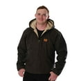 Insulated Gear Men's Sherpa Lined Hooded Duck Work Jacket - Walmart.com