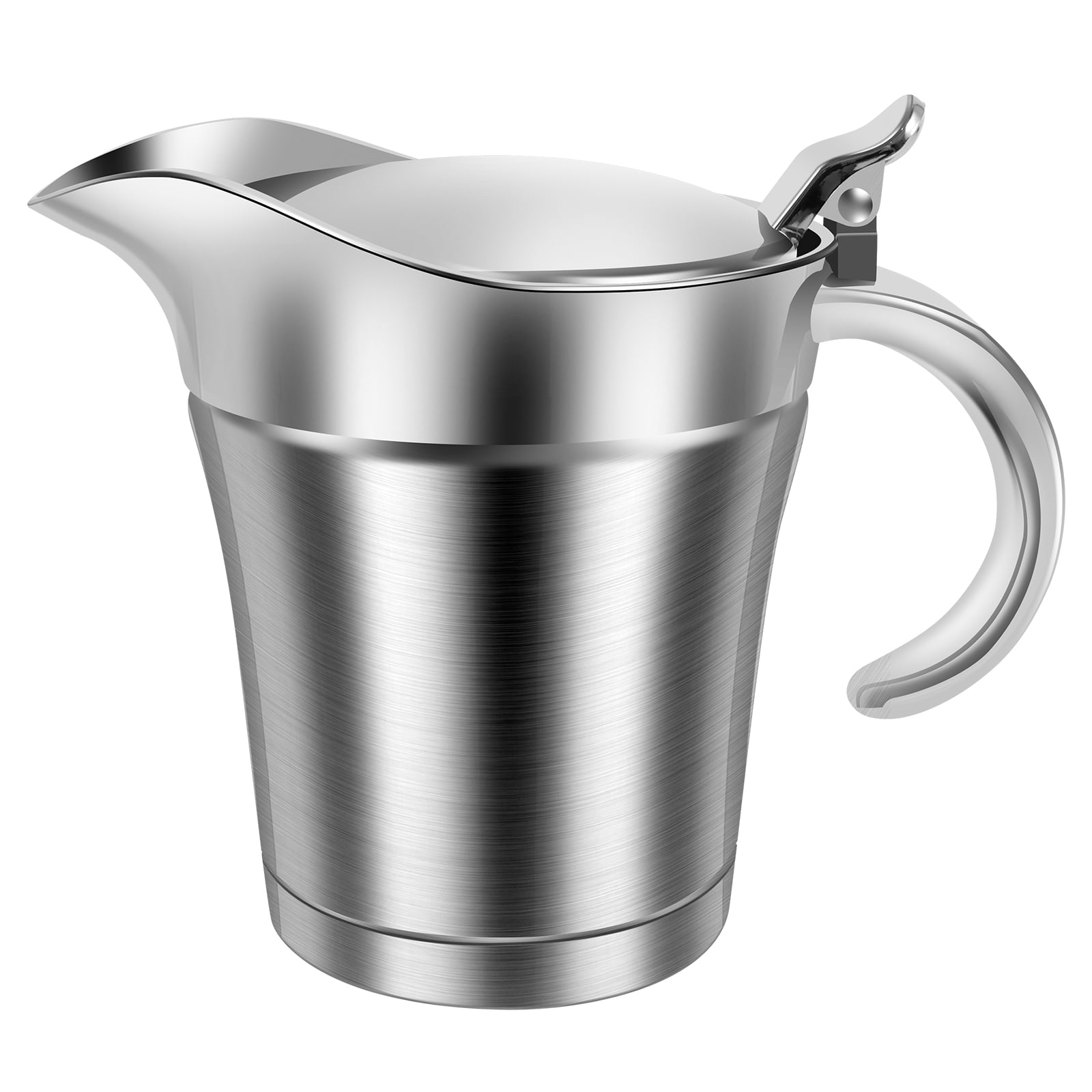 Insulated Gravy Boat 450ml Gravy Jug with Hinged Lid Double Wall ...