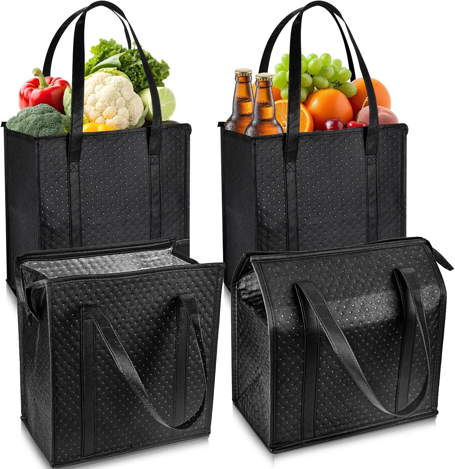Insulated Grocery Bags, Insulated Bag, Portable Cooler Bags for ...