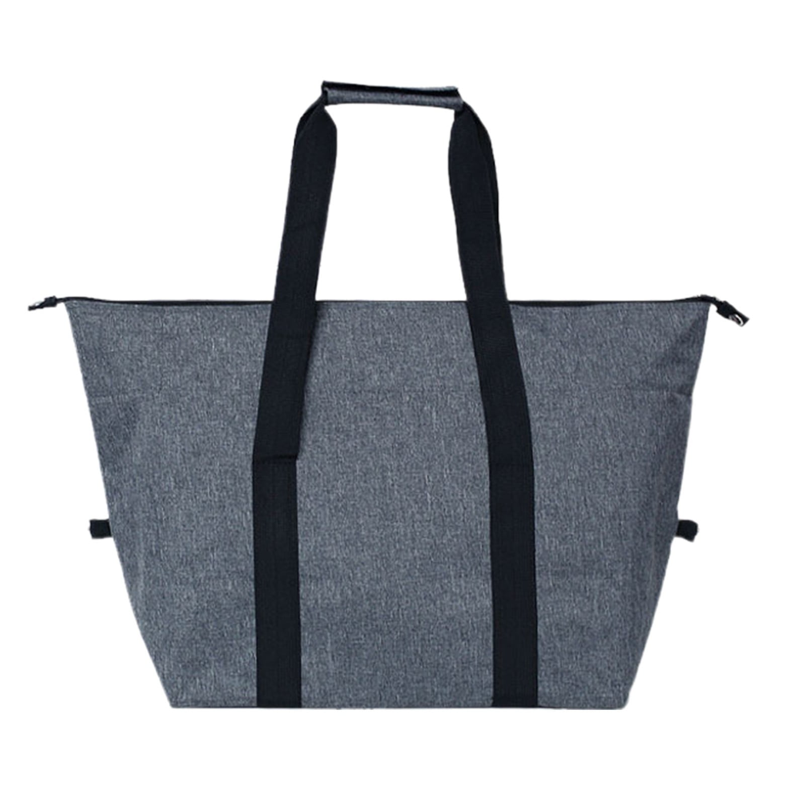 Insulated Grocery Cooler Food Bags with Zipper for Shopping, Travel ...