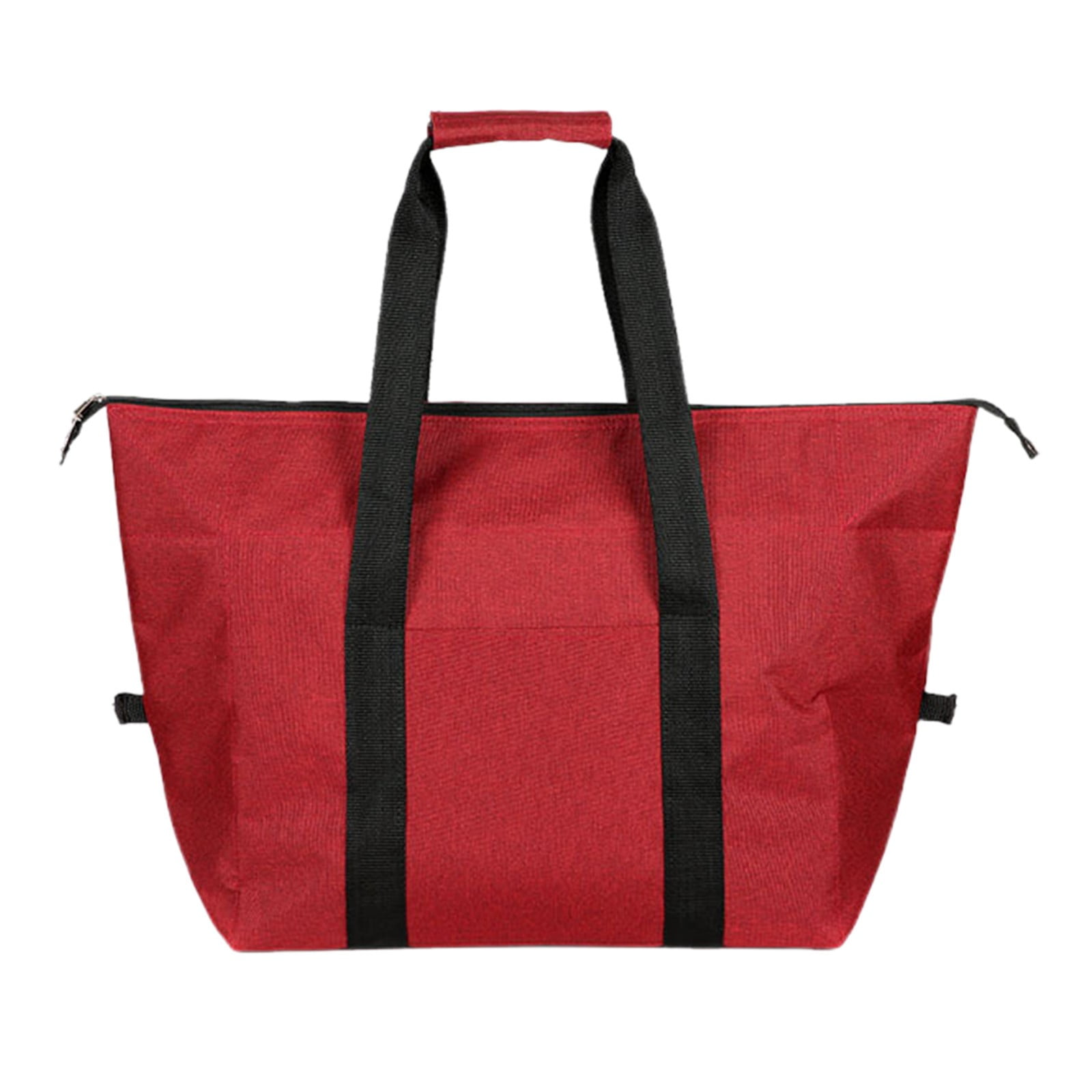 Insulated Grocery Cooler Food Bags with Zipper for Shopping, Travel ...