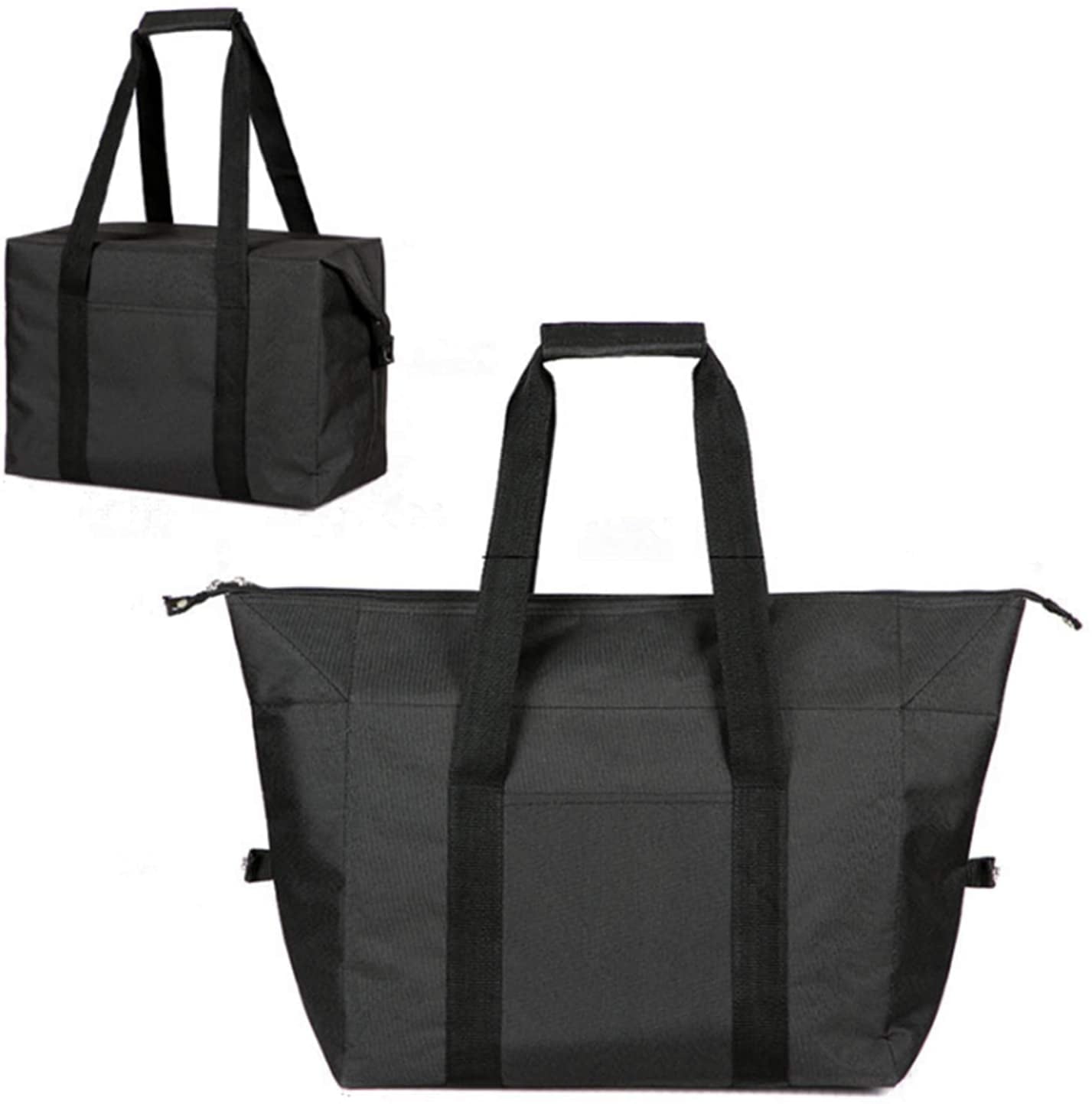 Insulated Grocery Thermal Tote Bags for Frozen Cold Hot Foods, Reusable ...