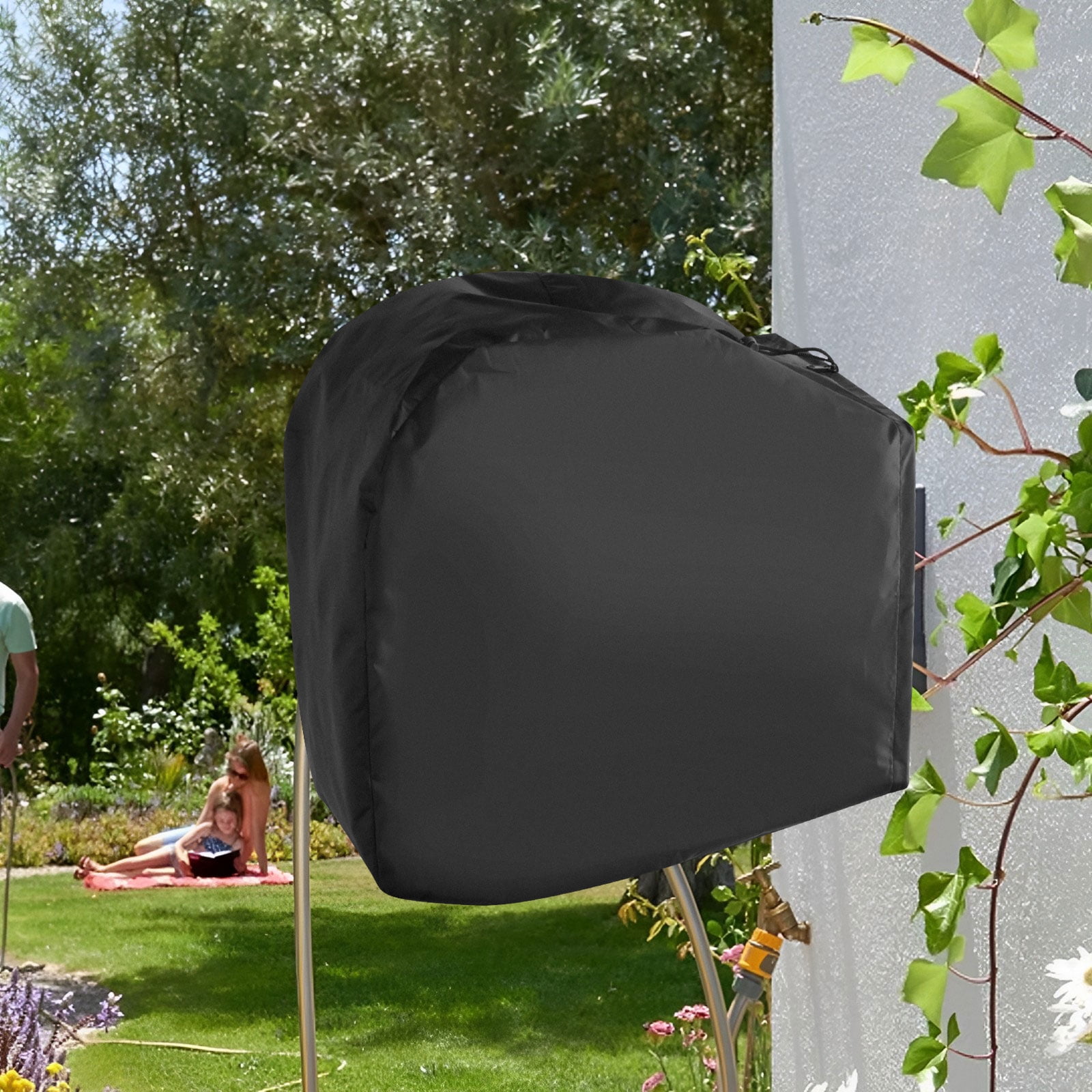 Insulated Hose Cover with Adjustable Drawstring Wall Mounted Hose Reel ...