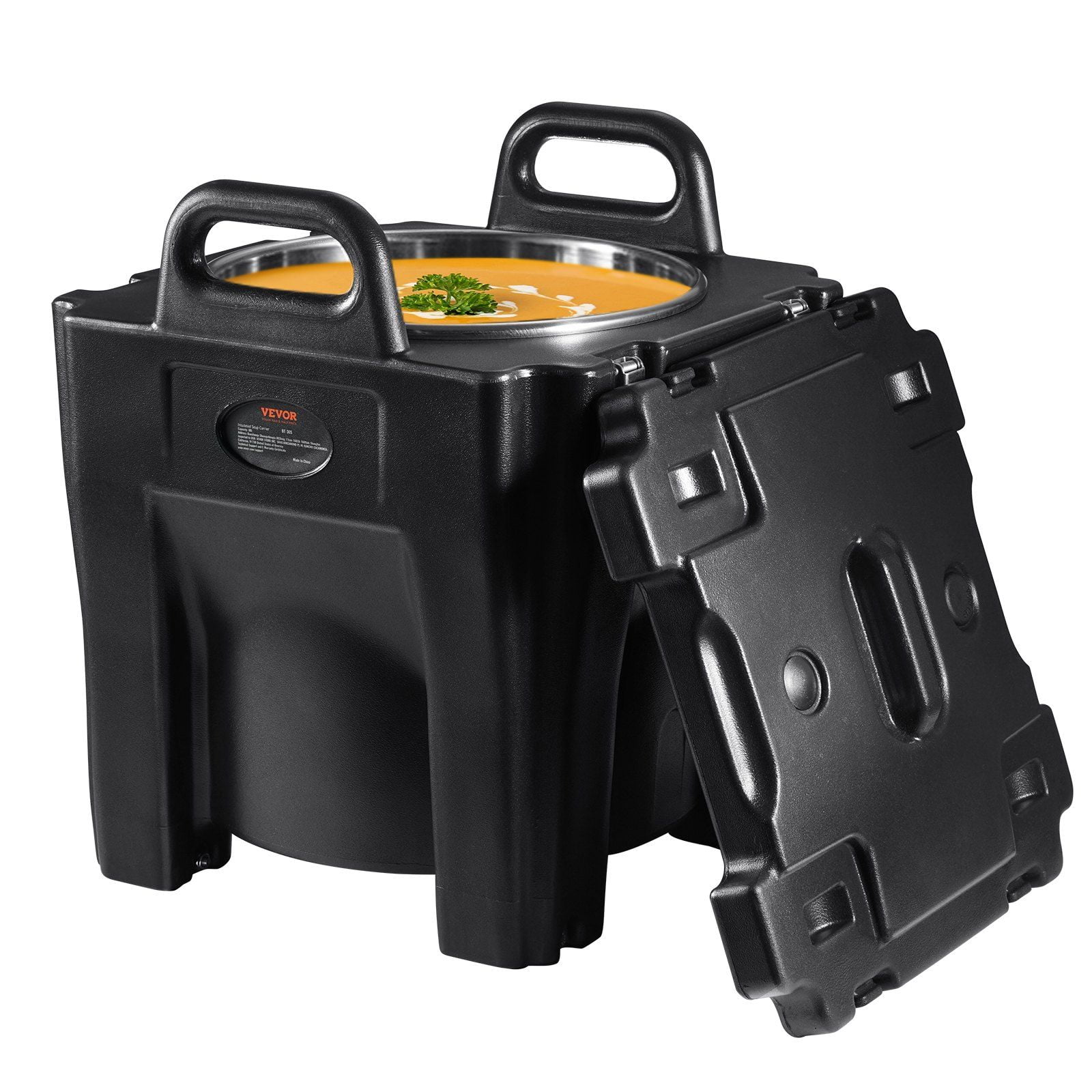 Insulated Hot Food Carrier, 32 Quart Stackable Catering Container with ...