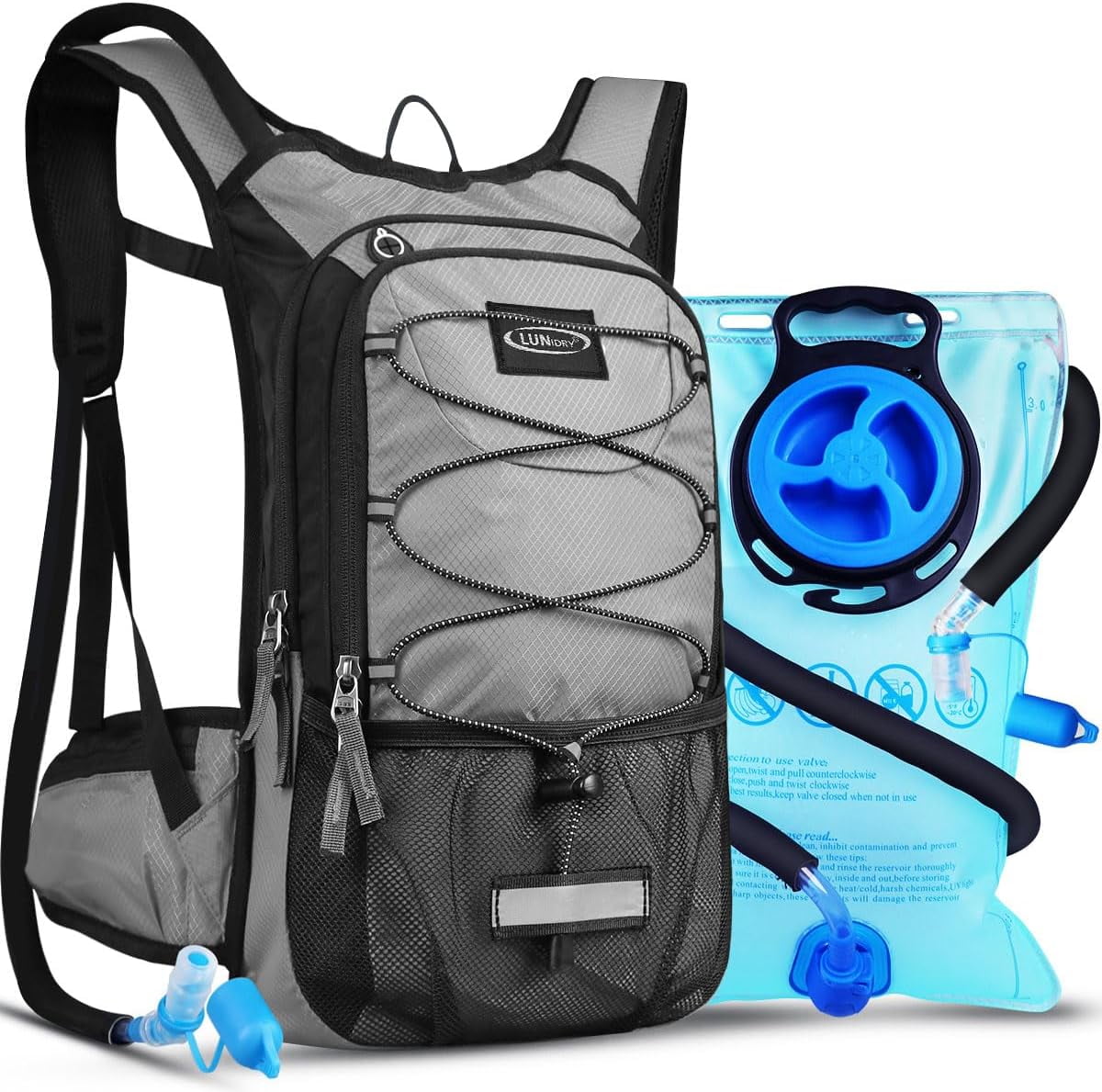 Insulated Hydration Pack Backpack with 3L BPA Free Leak-Proof Water ...