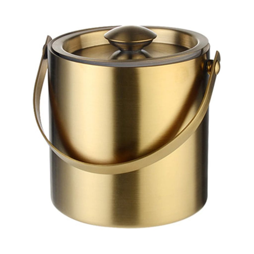 Insulated Ice Buckets With Lid Stainless Steel Ice Buckets for Home ...
