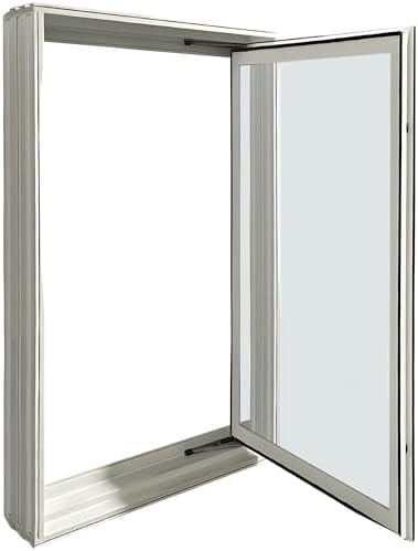 Insulated In-Swing Casement Egress Basement Window, Argon Filled, White ...