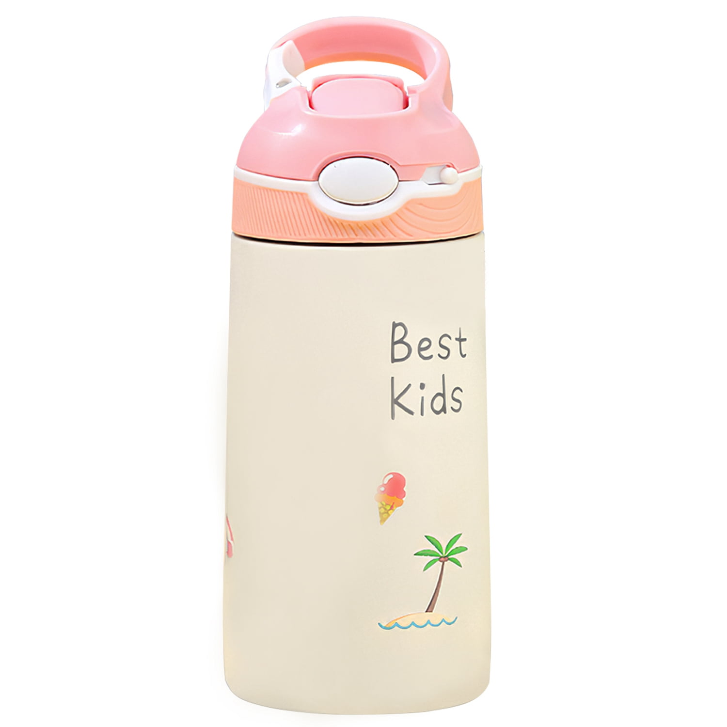 Insulated Kids Water Bottle TeqHome 13.5Oz 316 Stainless Steel Leak ...