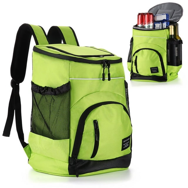 Insulated Leak-proof Cooler Backpack, Portable 33L Large Cooler Bag ...