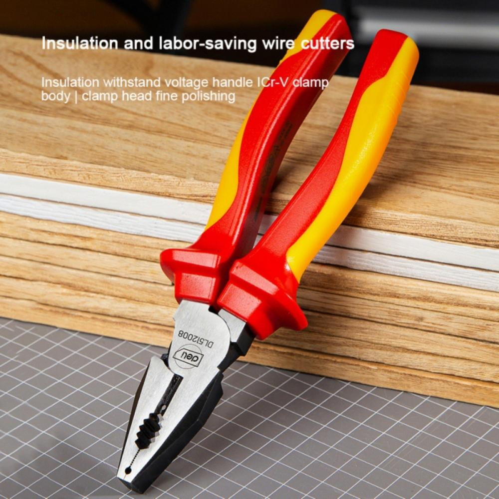 Insulated Long Nose Pliers - Labor-Saving Wire Pliers With Insulated ...
