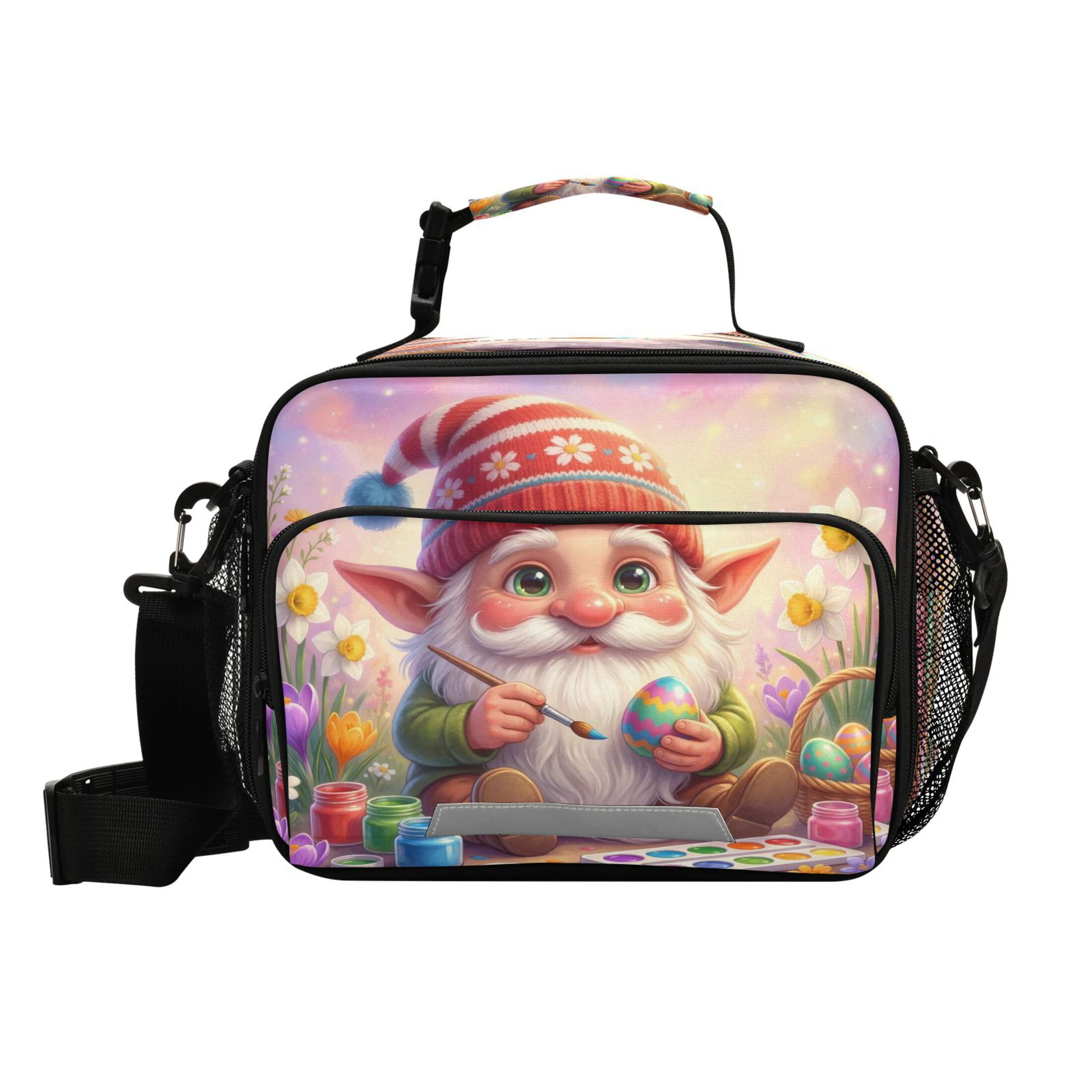 Insulated Lunch Bag 6L Leak-Proof Lunch Box with Shoulder Strap ...