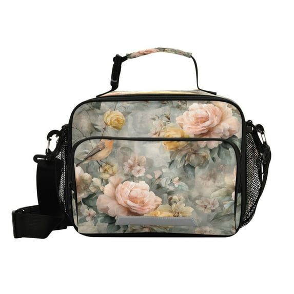 Insulated Lunch Bag 6L Leak-Proof Lunch Box with Shoulder Strap ...