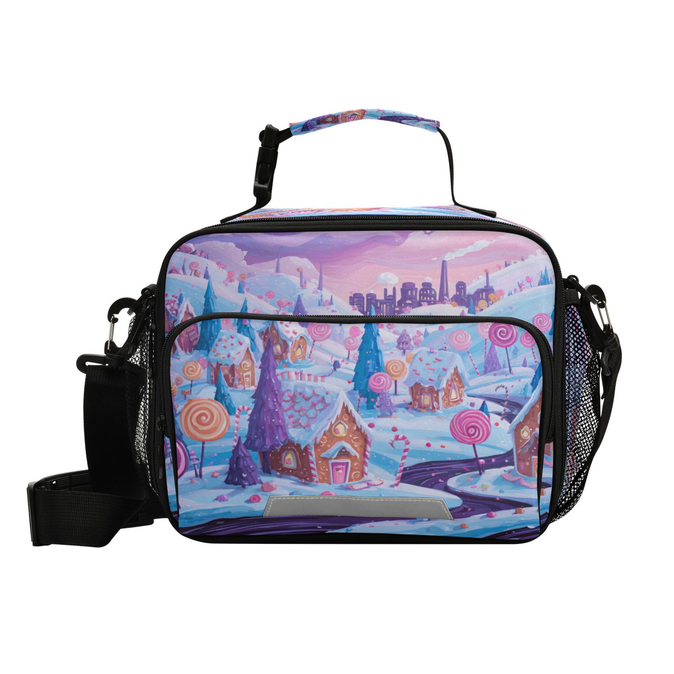 Insulated Lunch Bag 6L Leak-Proof Lunch Box with Shoulder Strap ...